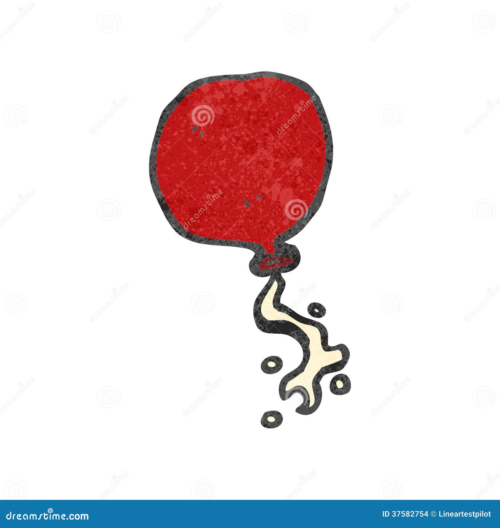Retro cartoon balloon stock vector. Illustration of cartoon - 37582754