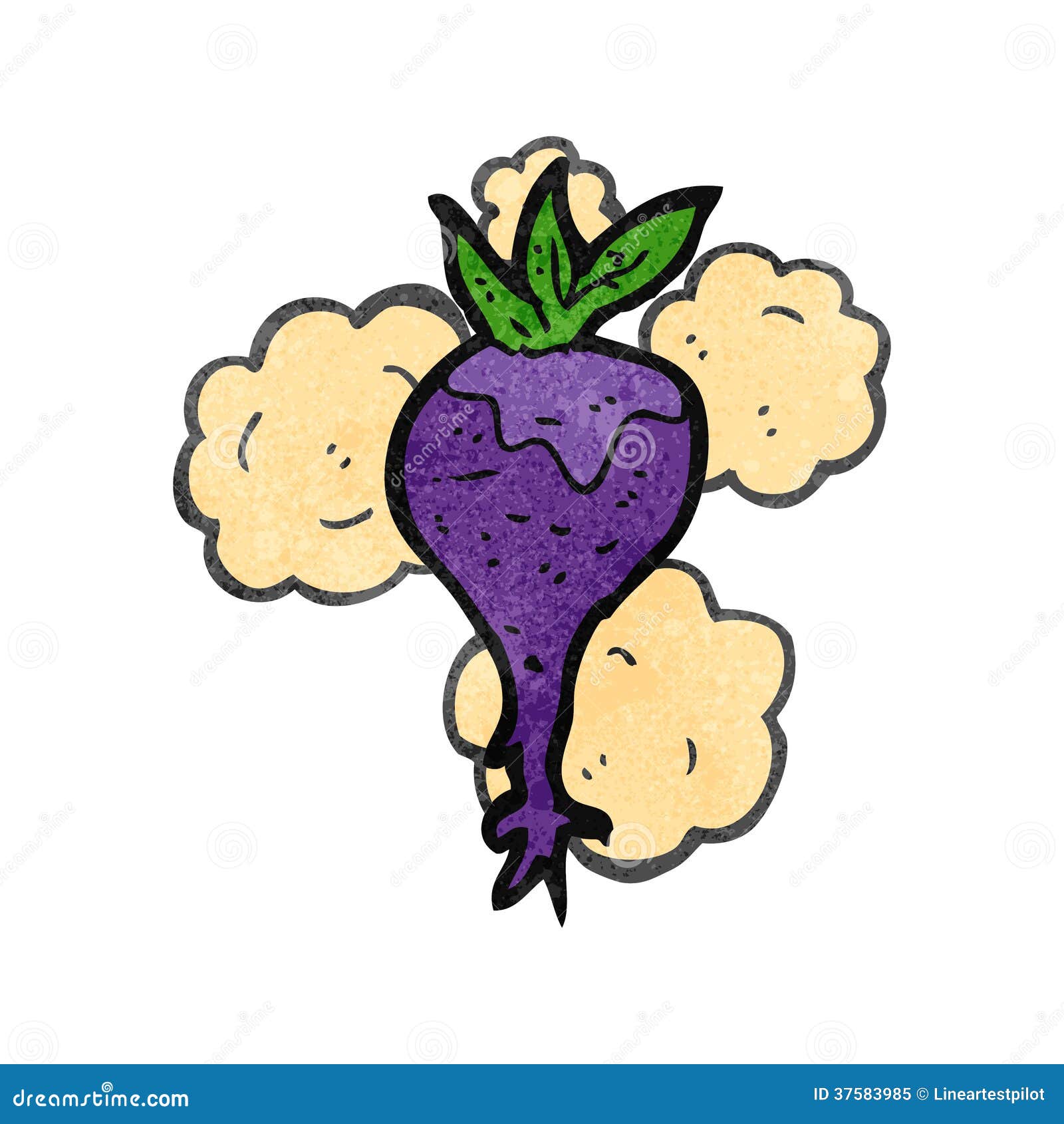Retro cartoon beet stock vector. Illustration of beetroot - 37583985