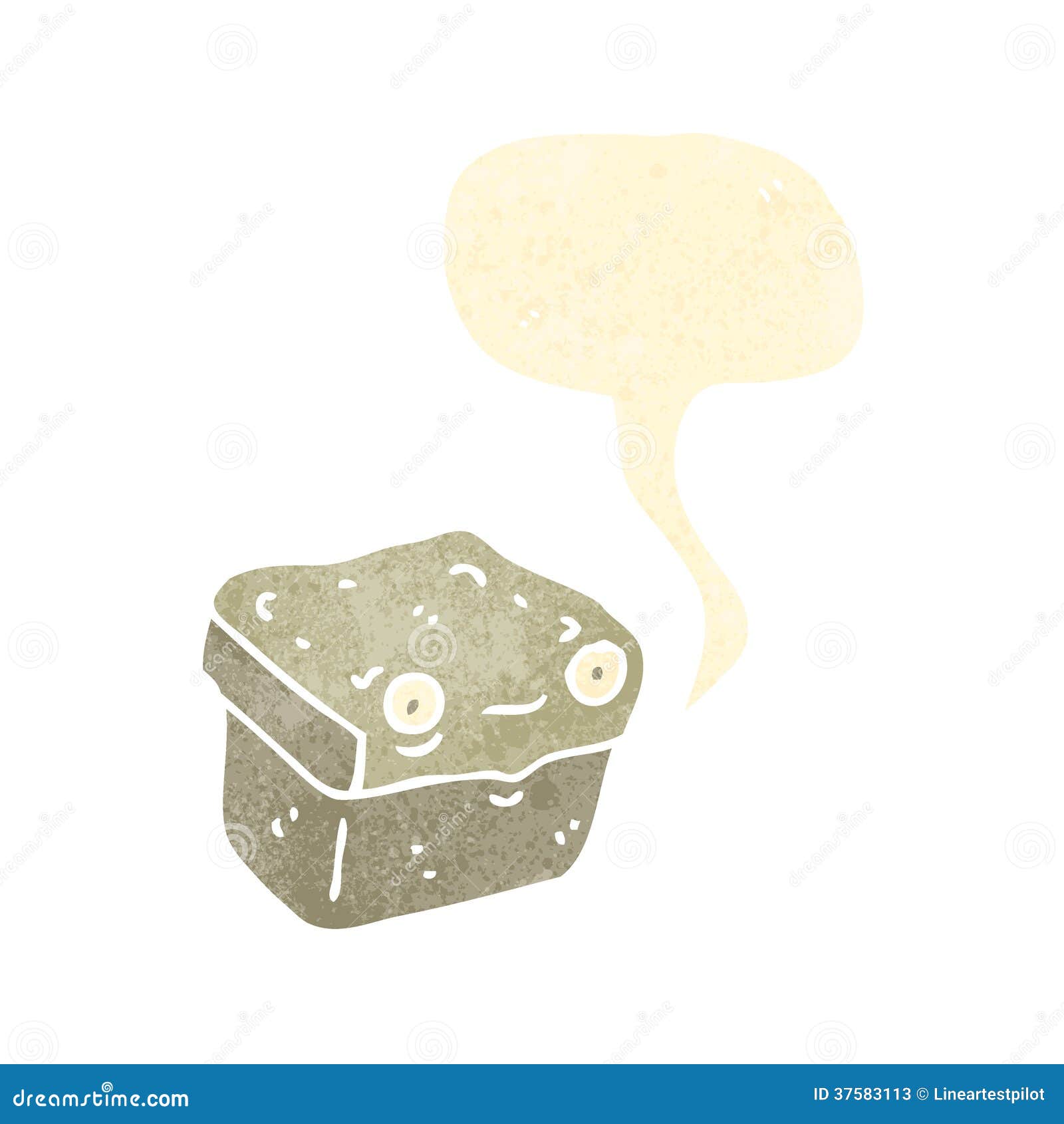 Retro Cartoon Box Character Stock Vector - Illustration of hand, quirky ...