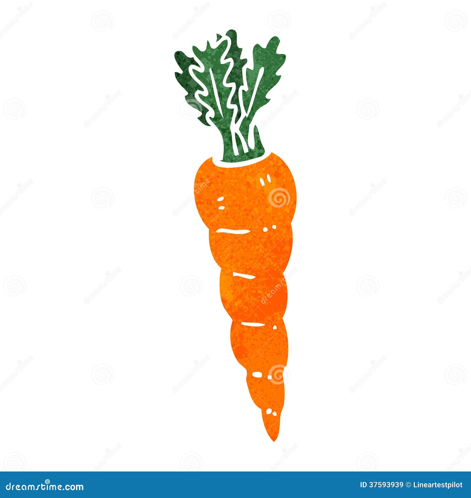 Retro Cartoon Carrot Royalty Free Stock Images - Image: 37593939