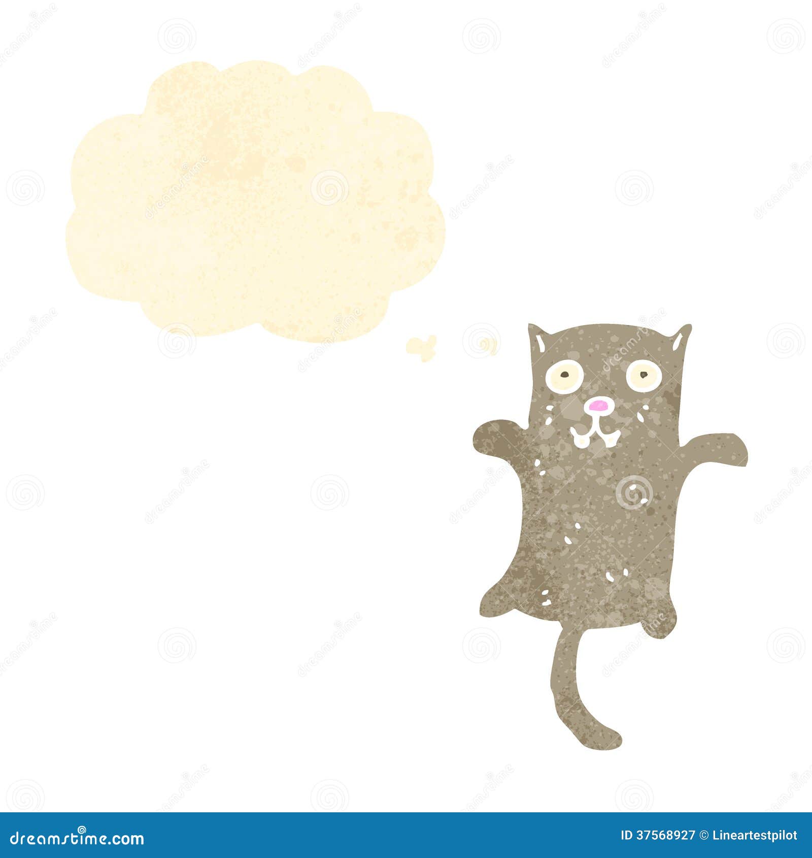 Retro cartoon cat stock vector. Illustration of quirky - 37568927