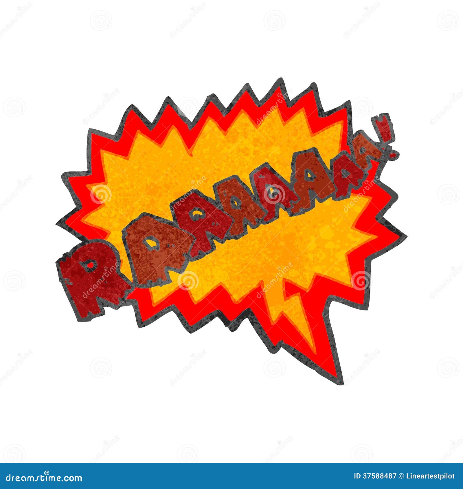 Retro Cartoon Comic Book Symbol,roar Stock Vector - Illustration of ...