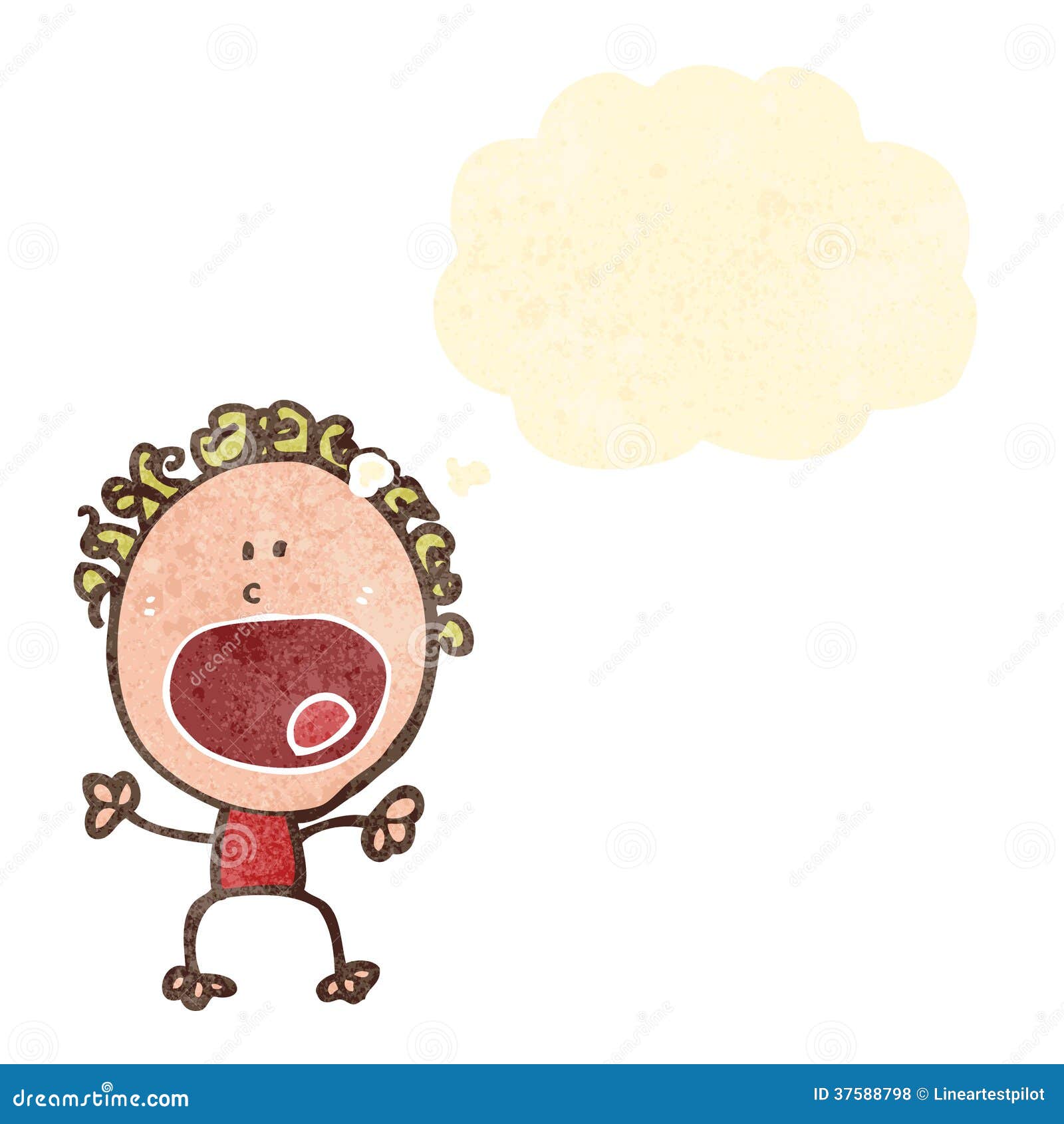 Retro Cartoon Complaining Woman Stock Vector - Illustration of funny ...