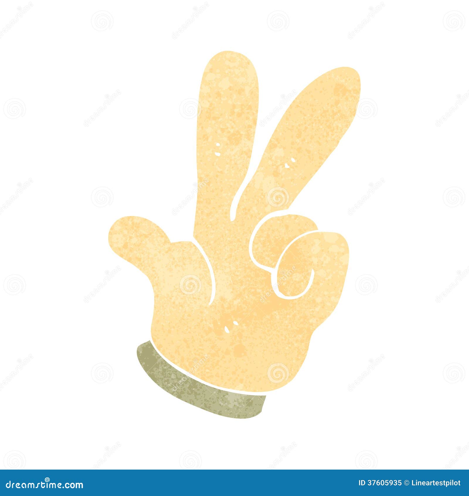 Cartoon Counting Hand With Number Gestures Isolated Set. Countdown With ...