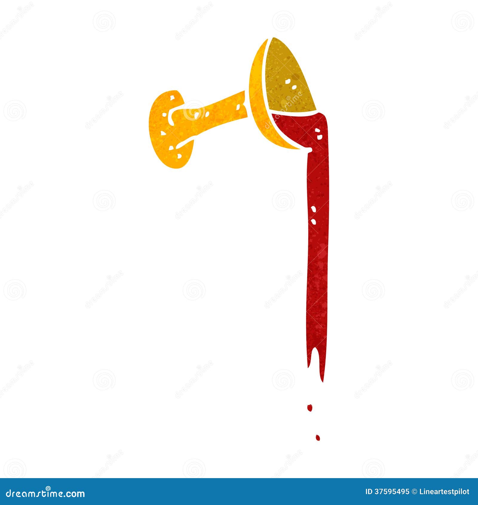 Retro cartoon cup of blood stock vector. Illustration of drawn - 37595495