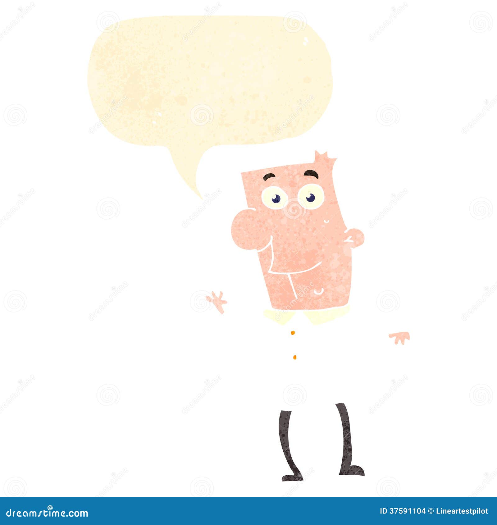 Retro cartoon dancing man stock vector. Illustration of cute - 37591104