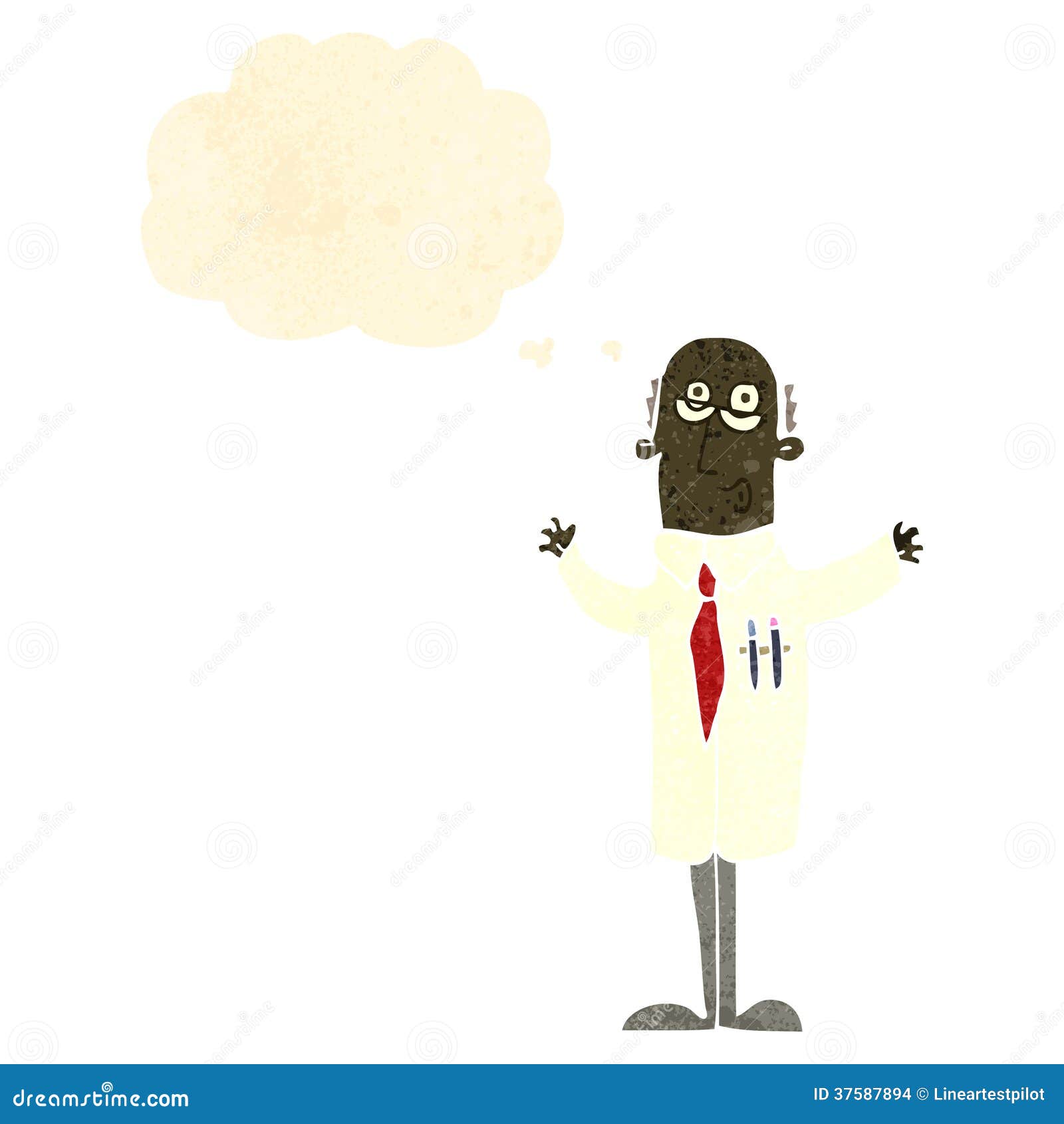 Retro cartoon doctor stock illustration. Illustration of fashioned ...