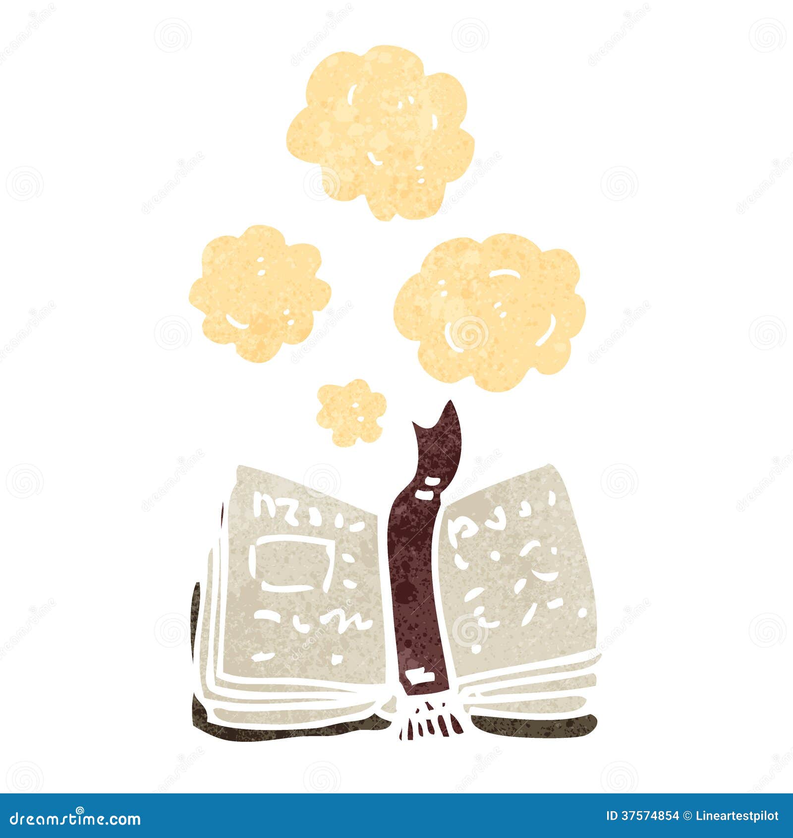 Dusty Old Book Cartoon | CartoonDealer.com #37574847