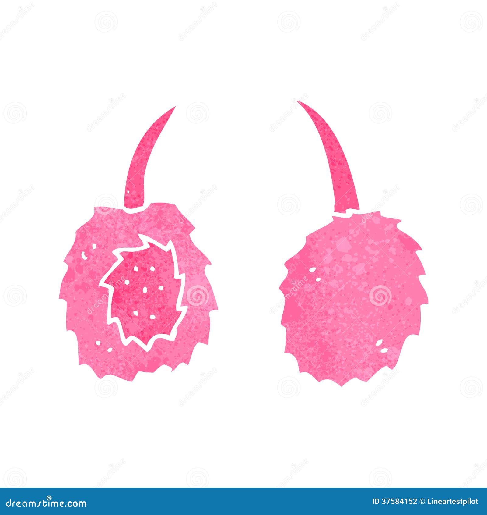 Retro cartoon ear muffs stock illustration. Illustration of character ...