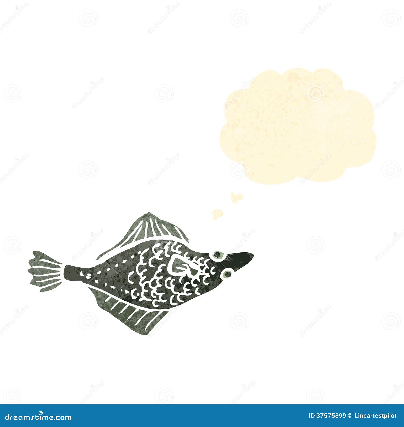 Retro cartoon fish stock vector. Illustration of traditional - 37575899