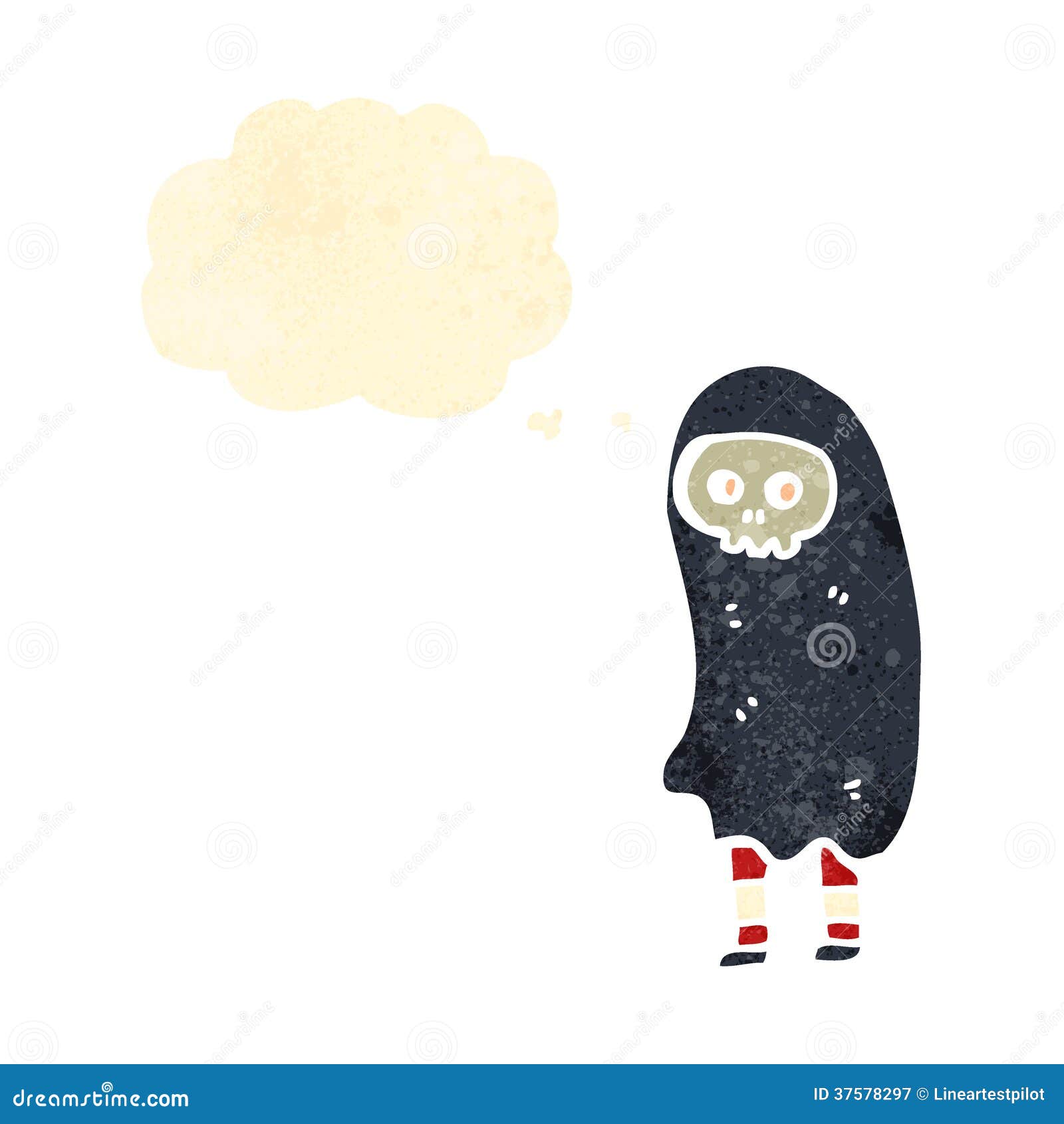 Retro cartoon ghoul stock vector. Illustration of cartoon - 37578297