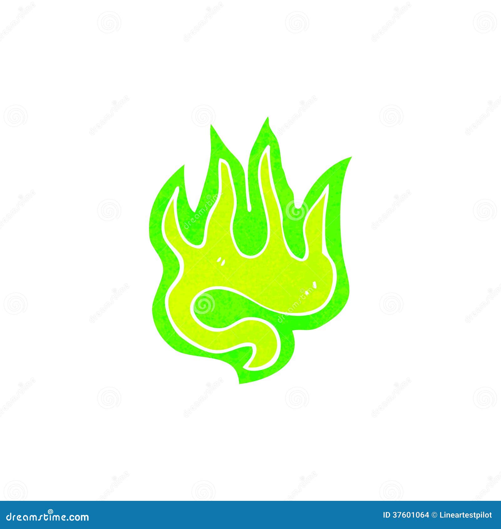 Animated Green Fire