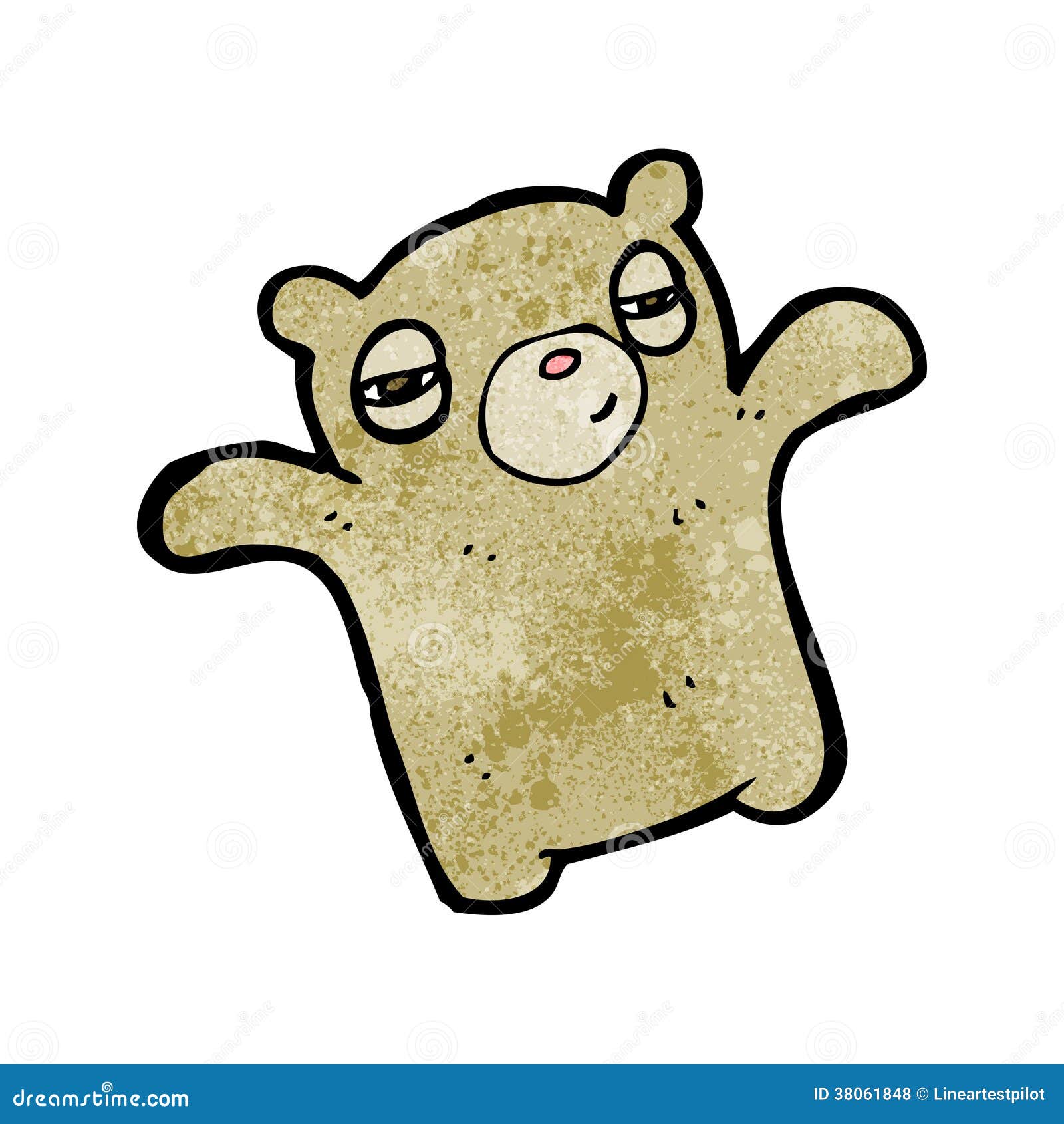 Retro cartoon illustration stock vector. Illustration of drawn - 38061848