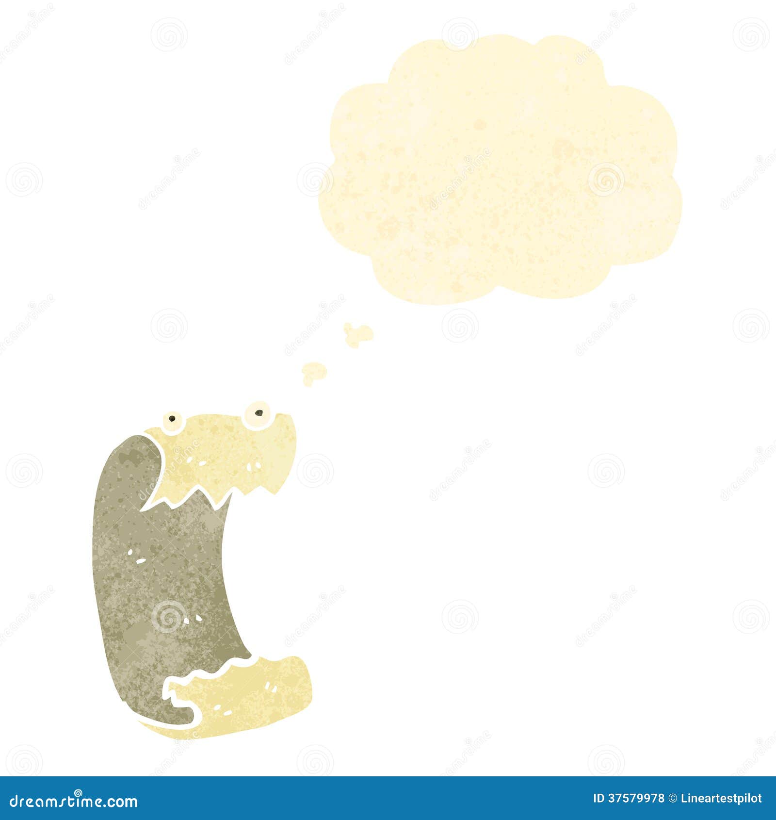 Retro cartoon magic scroll stock vector. Illustration of face - 37579978