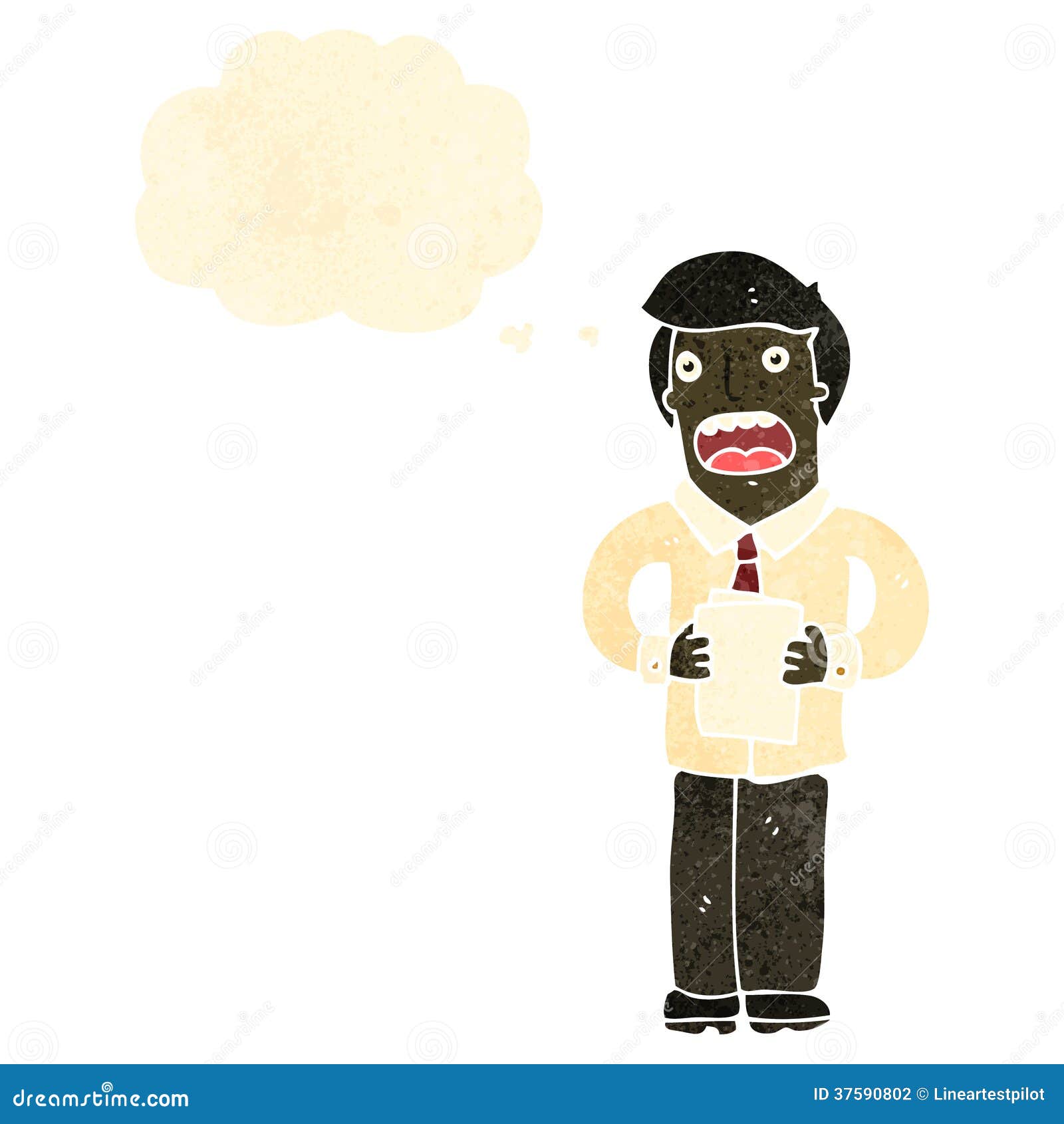 Cartoon Reading Retro Script Stock Illustrations – 18 Cartoon Reading ...