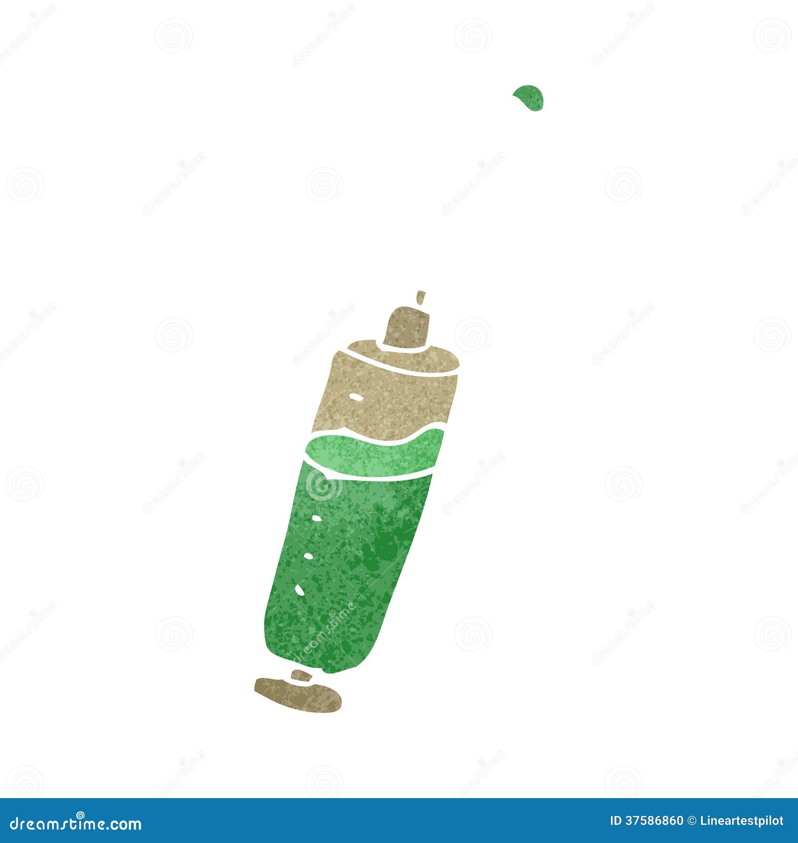 Retro Cartoon Medical Needle Stock Vector - Illustration of character ...