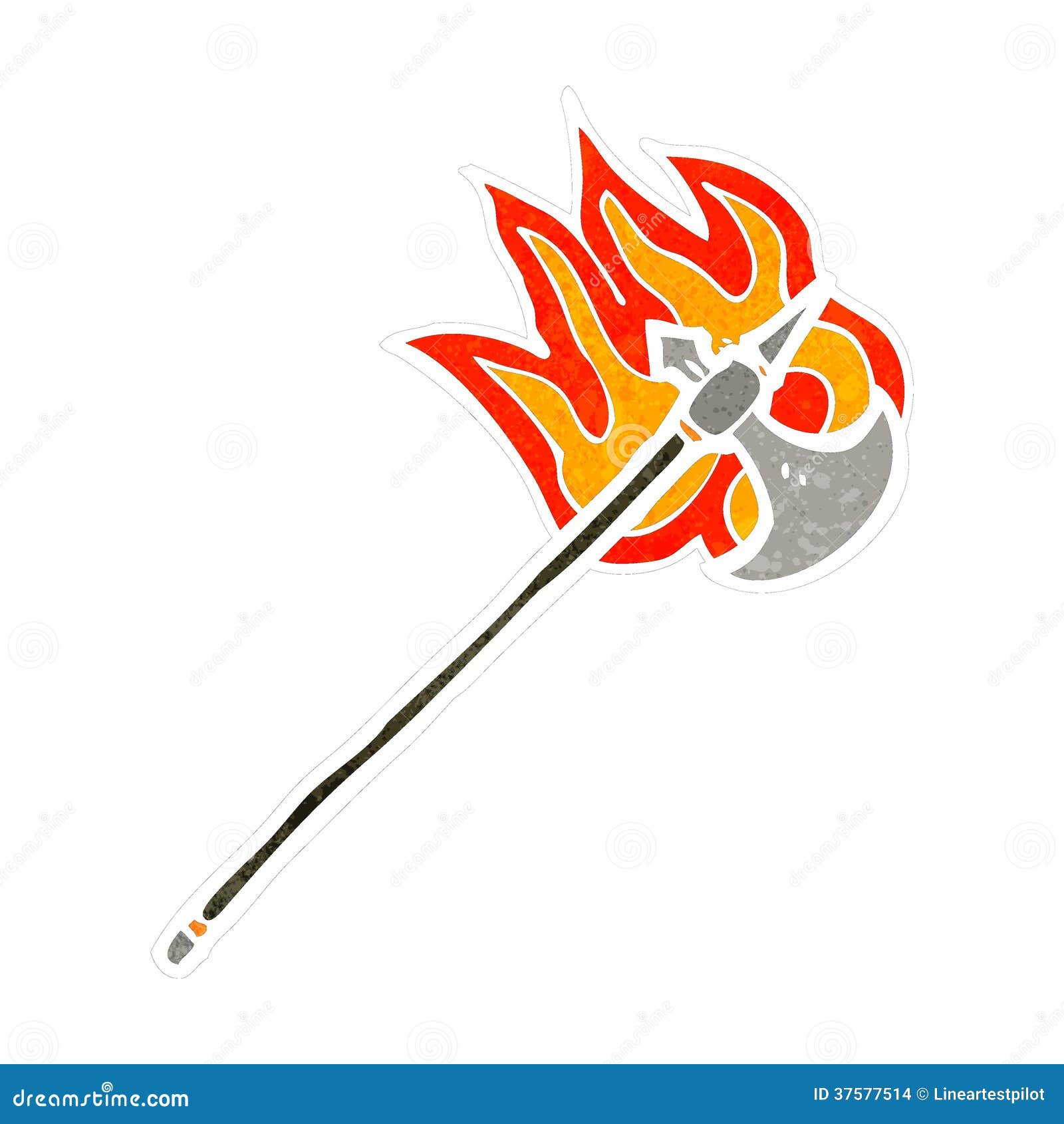 Retro Cartoon Medieval Weapon Stock Vector - Illustration of ...