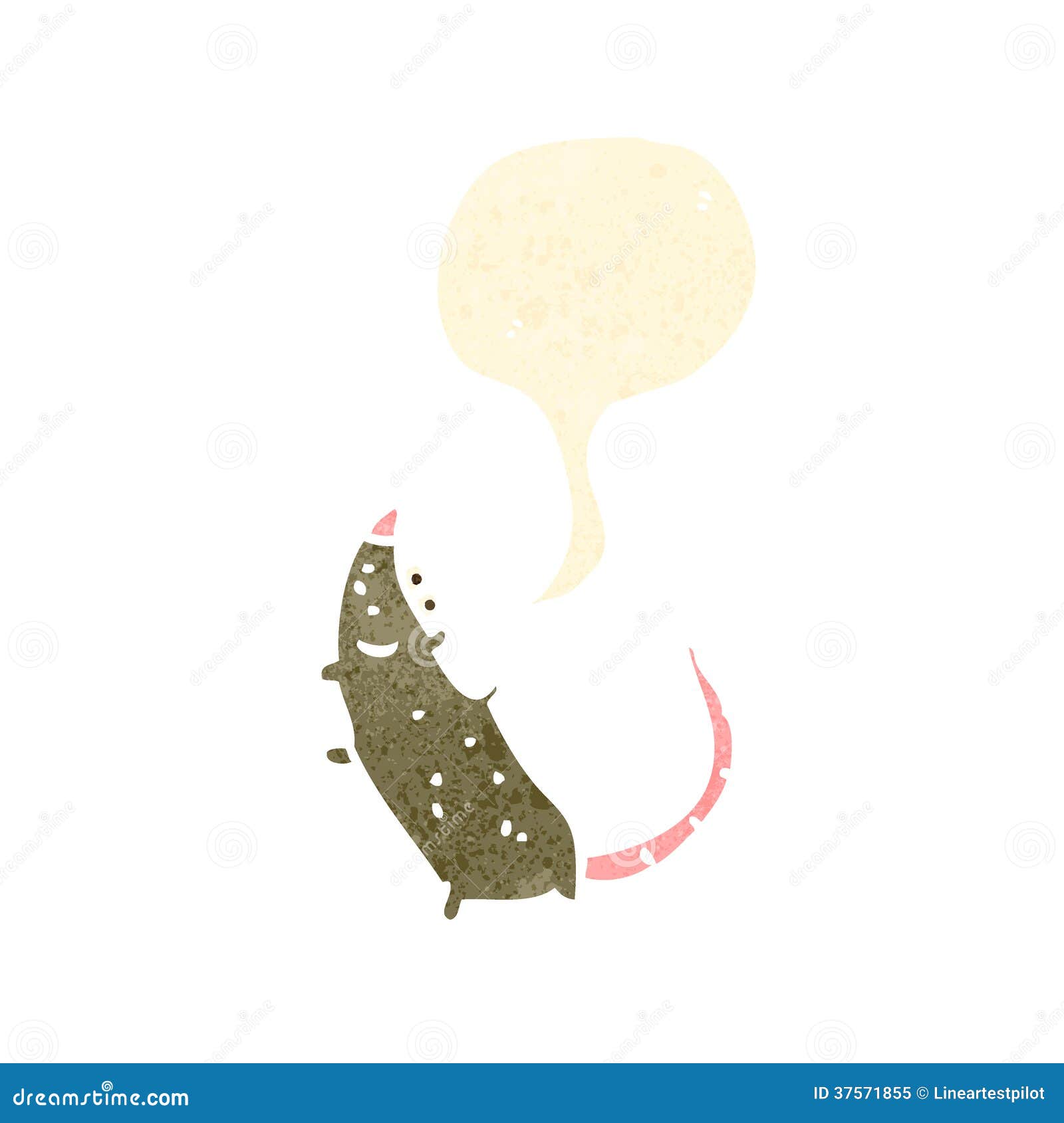 Retro cartoon mouse stock vector. Illustration of watercolor - 37571855