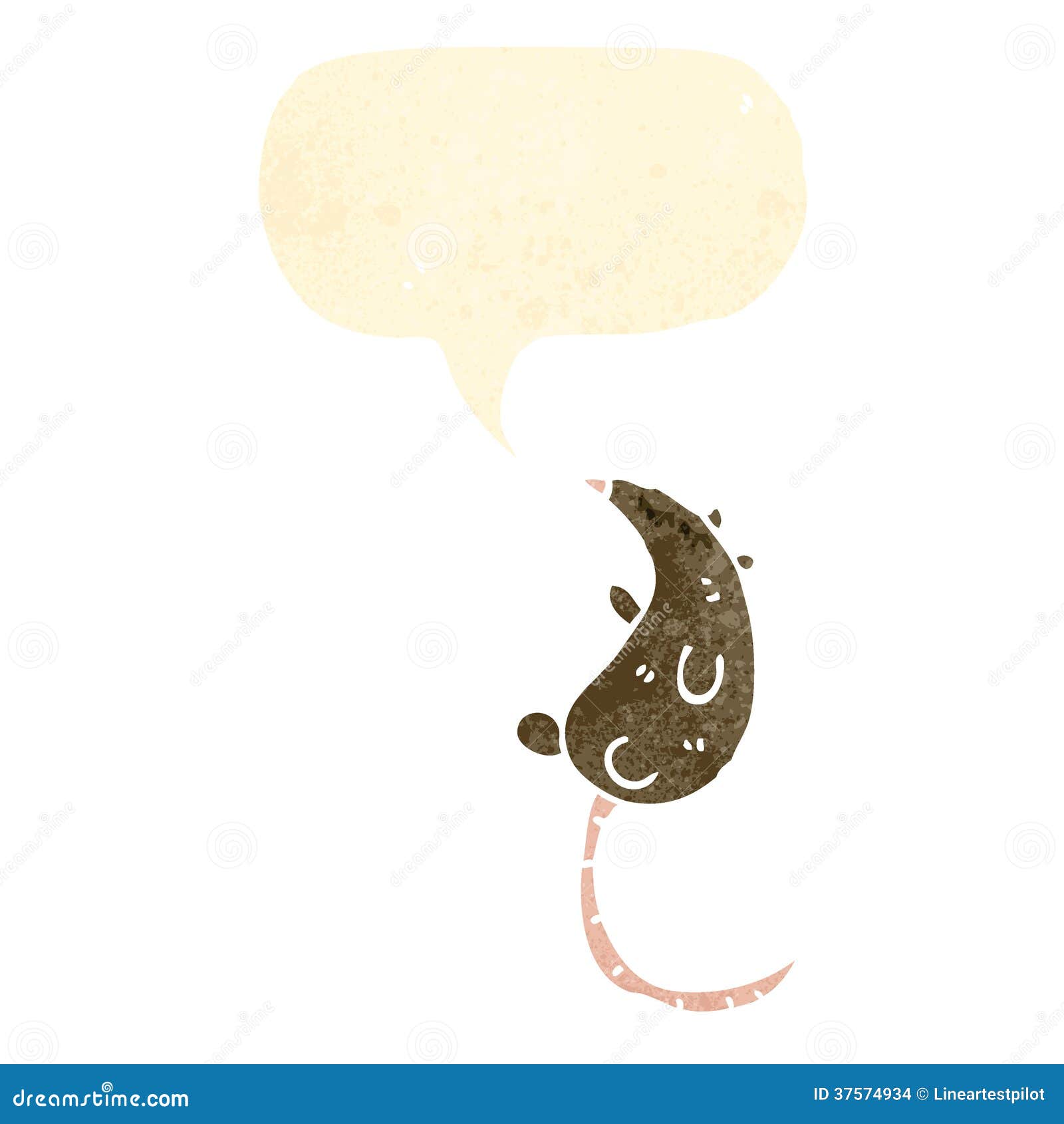 Retro cartoon mouse stock vector. Illustration of drawing - 37574934