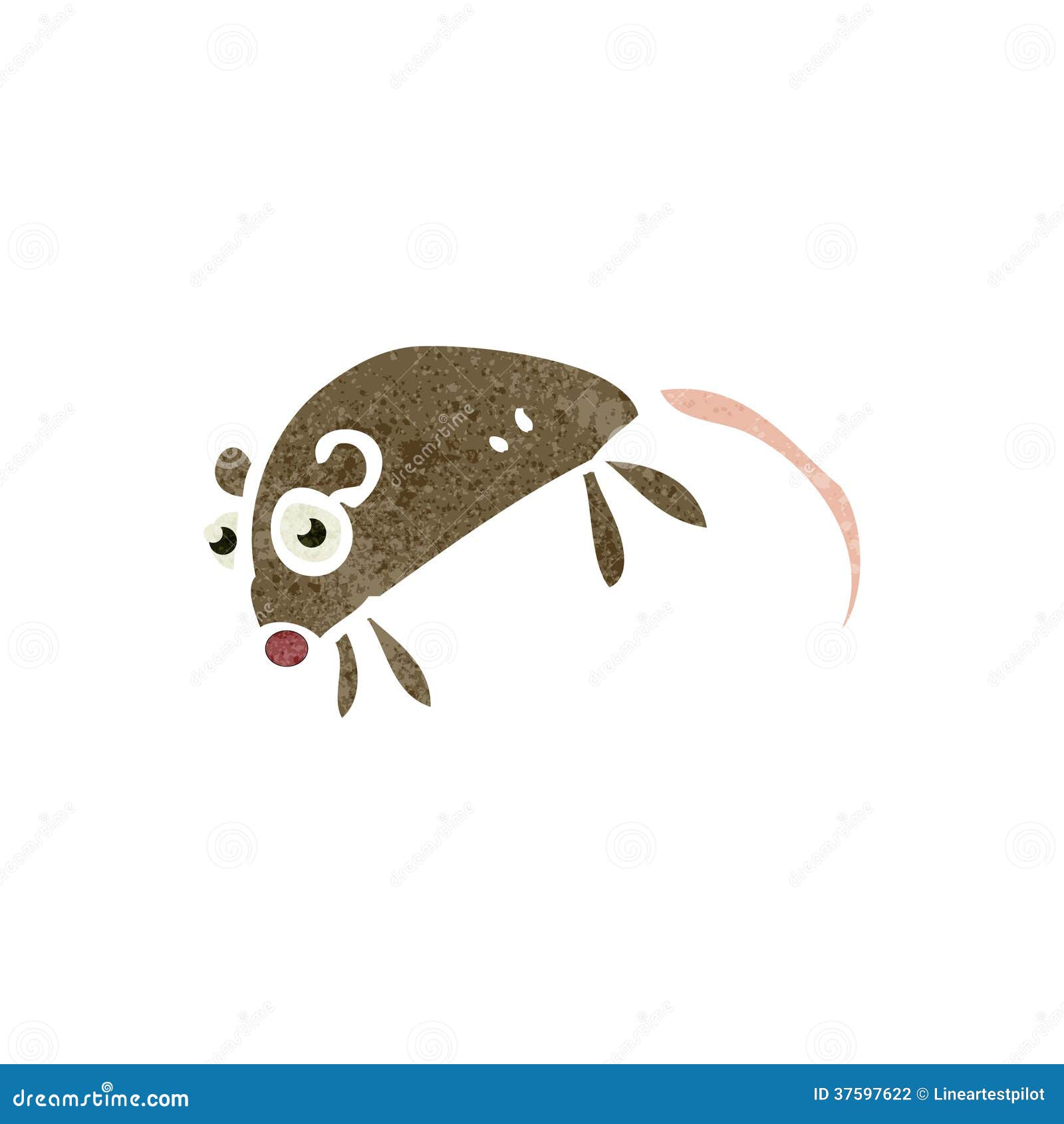 Retro cartoon mouse stock vector. Illustration of drawing - 37597622