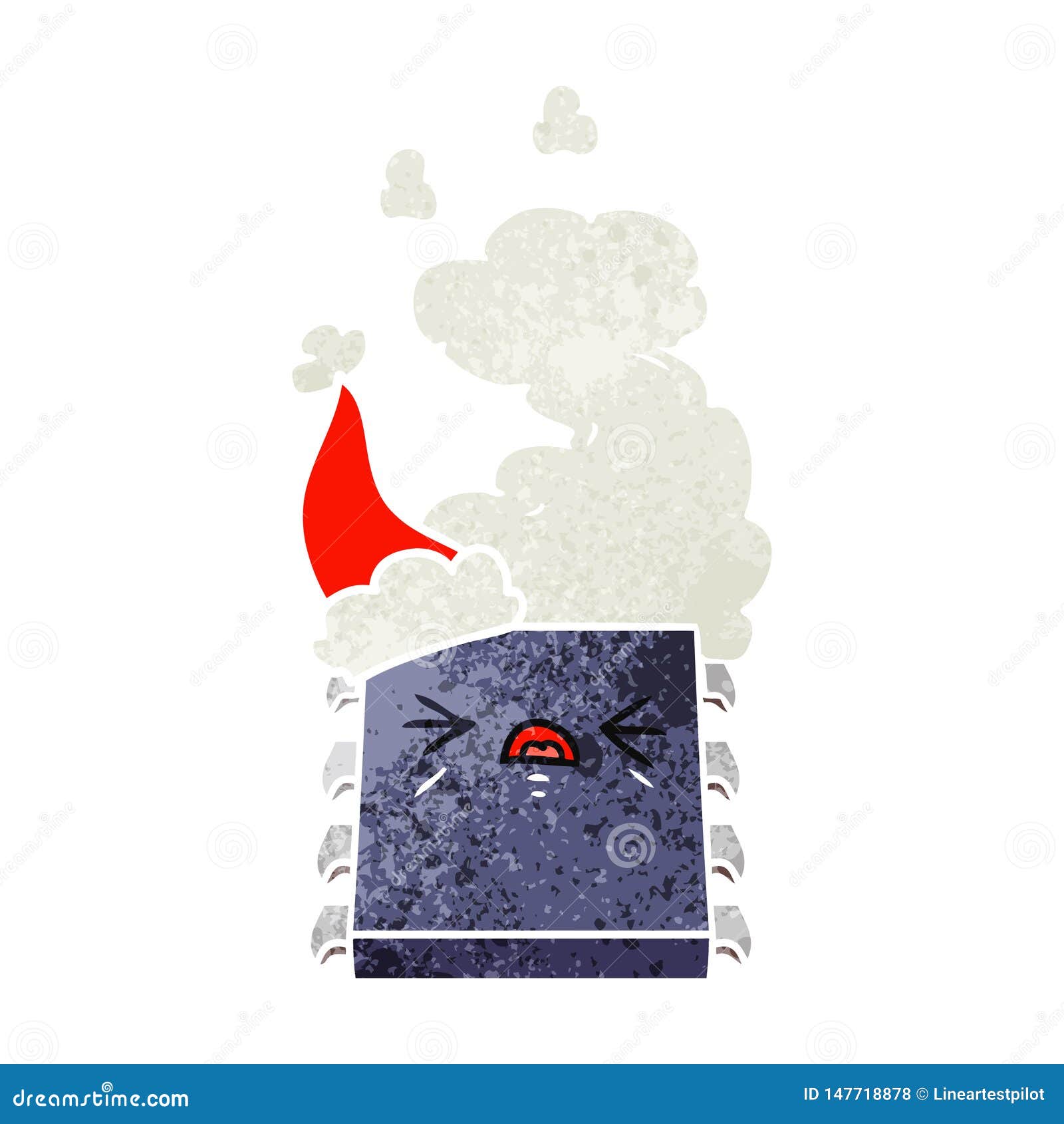 Overheating Computer Chip Problem Malfunction Old Outdated Cute Retro ...