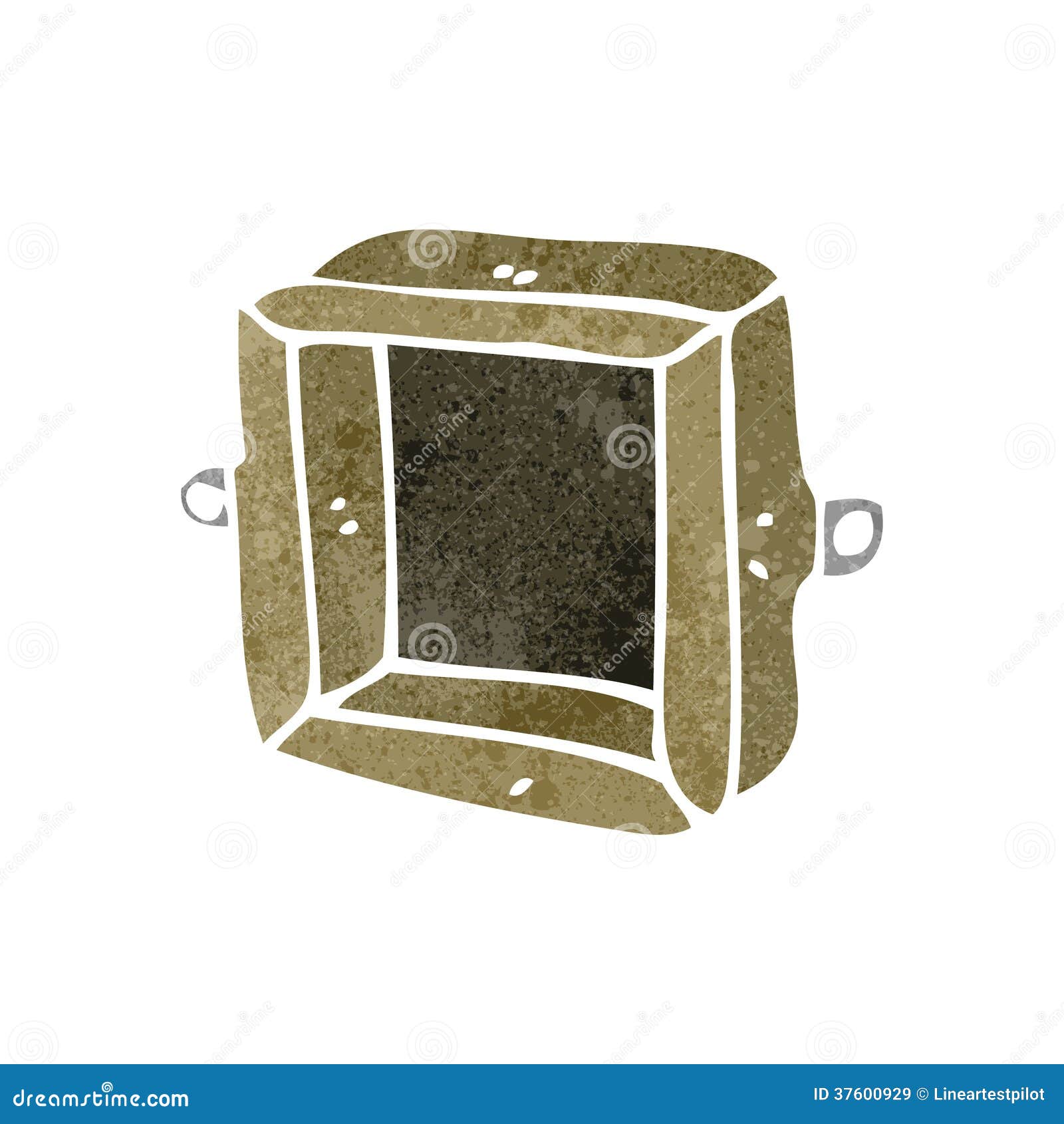 Retro Cartoon Picture Frame Stock Vector - Illustration of funny ...