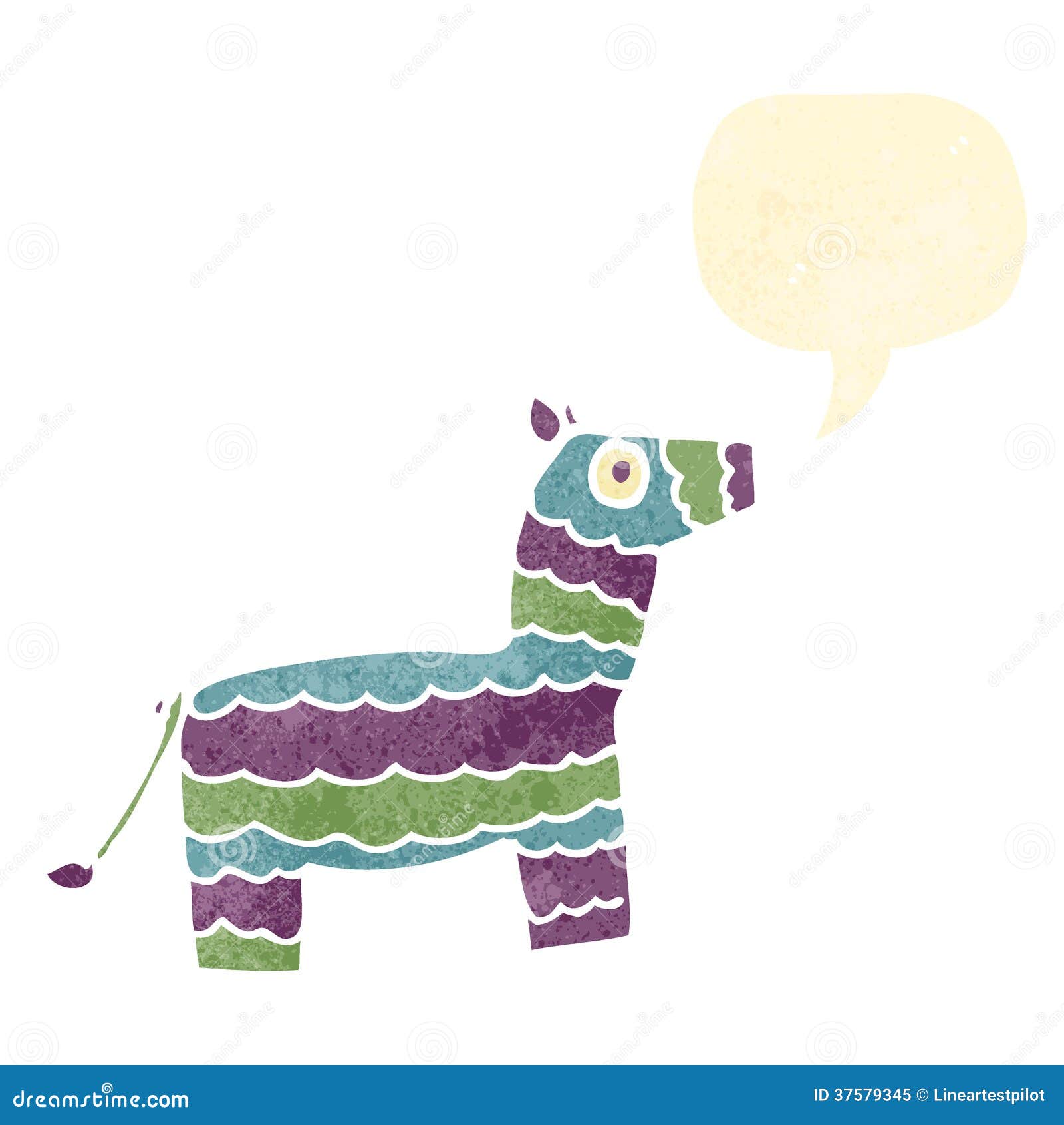 Cartoon Pinata Drawing Set Vector Illustration | CartoonDealer.com ...