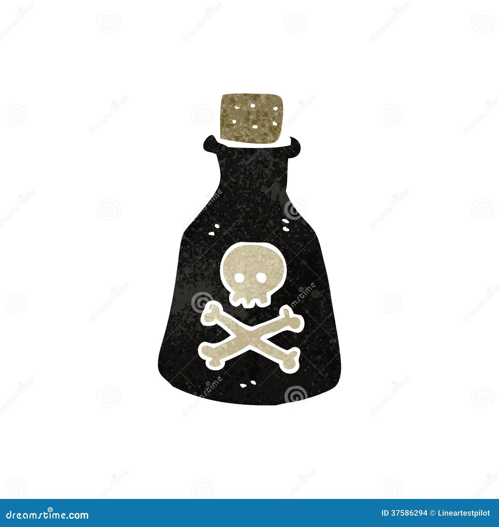Old Fashioned Poison Bottle Royalty-Free Stock Photo | CartoonDealer ...