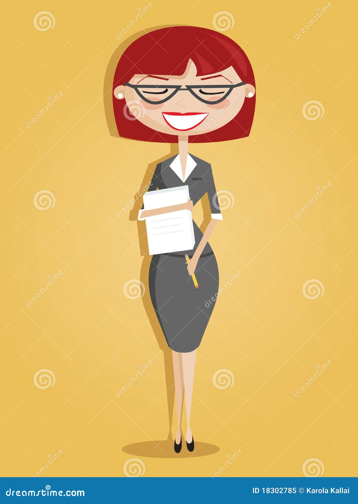 Secretary Stock Photography | CartoonDealer.com #2765126