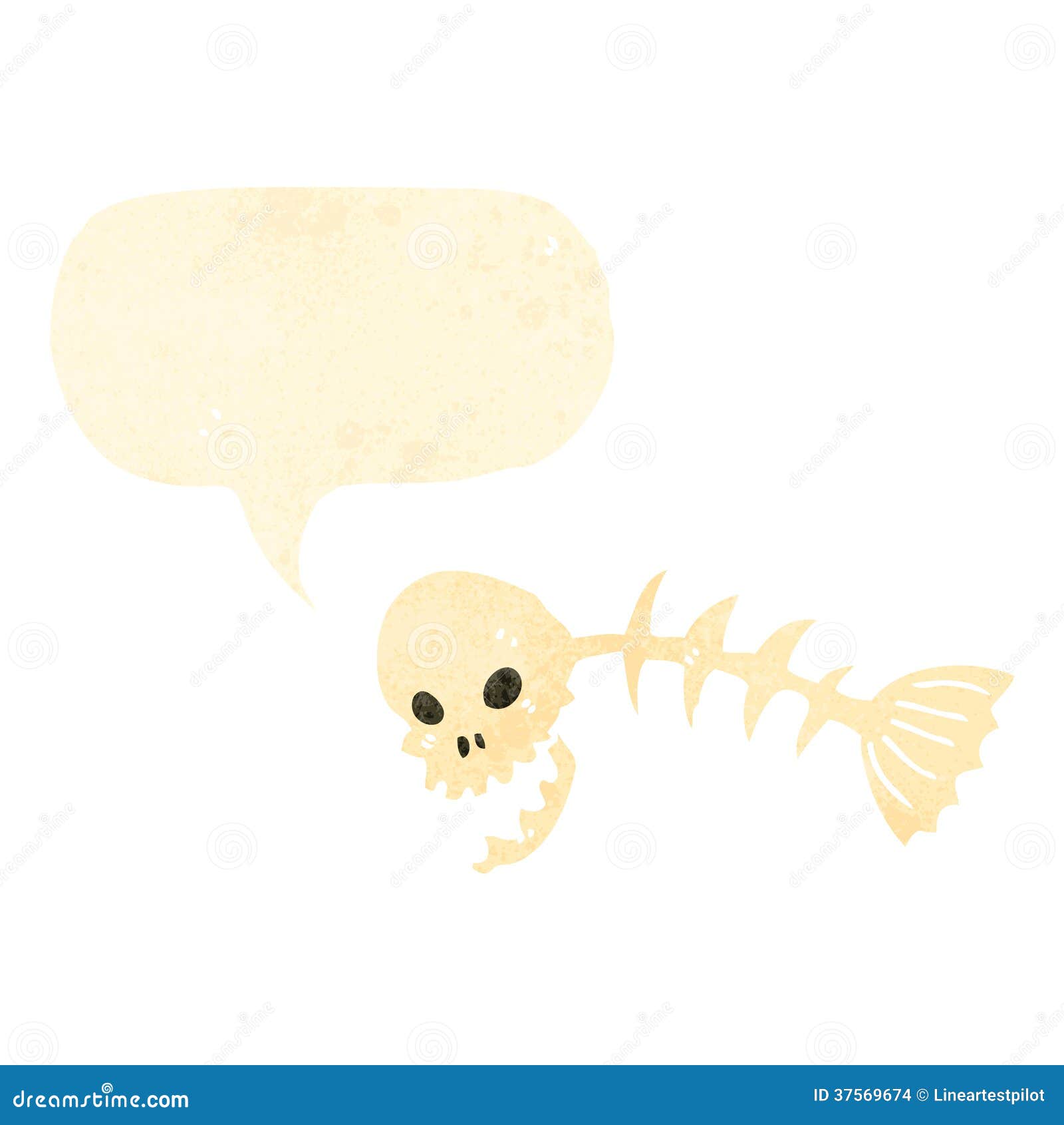 Retro cartoon skeleton stock vector. Illustration of painted - 37569674