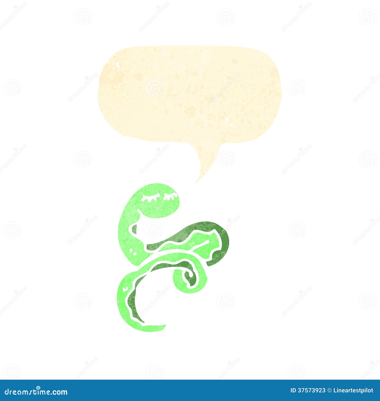 Retro cartoon snake stock vector. Illustration of speech - 37573923