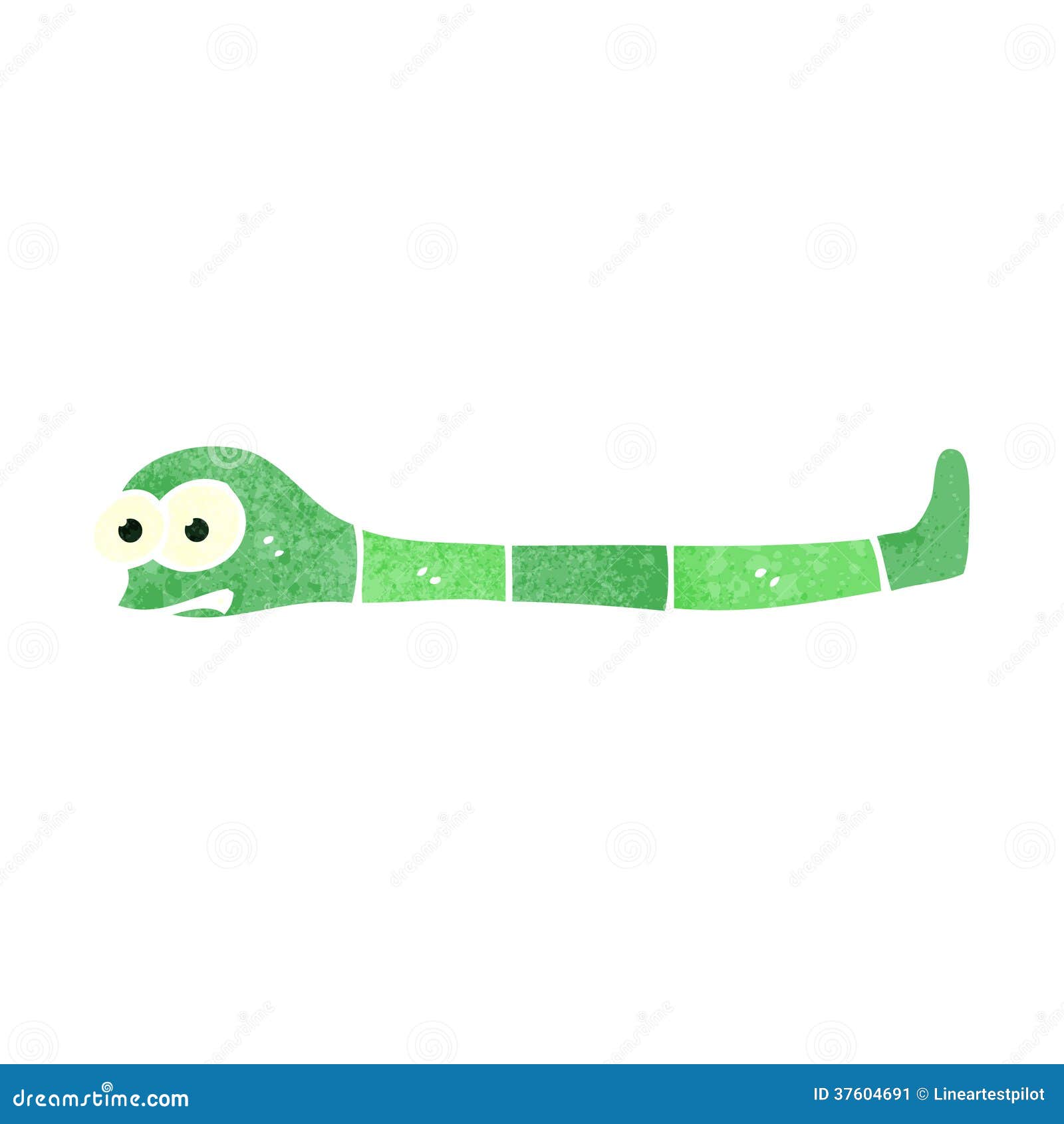 Retro cartoon snake stock illustration. Illustration of painted - 37604691