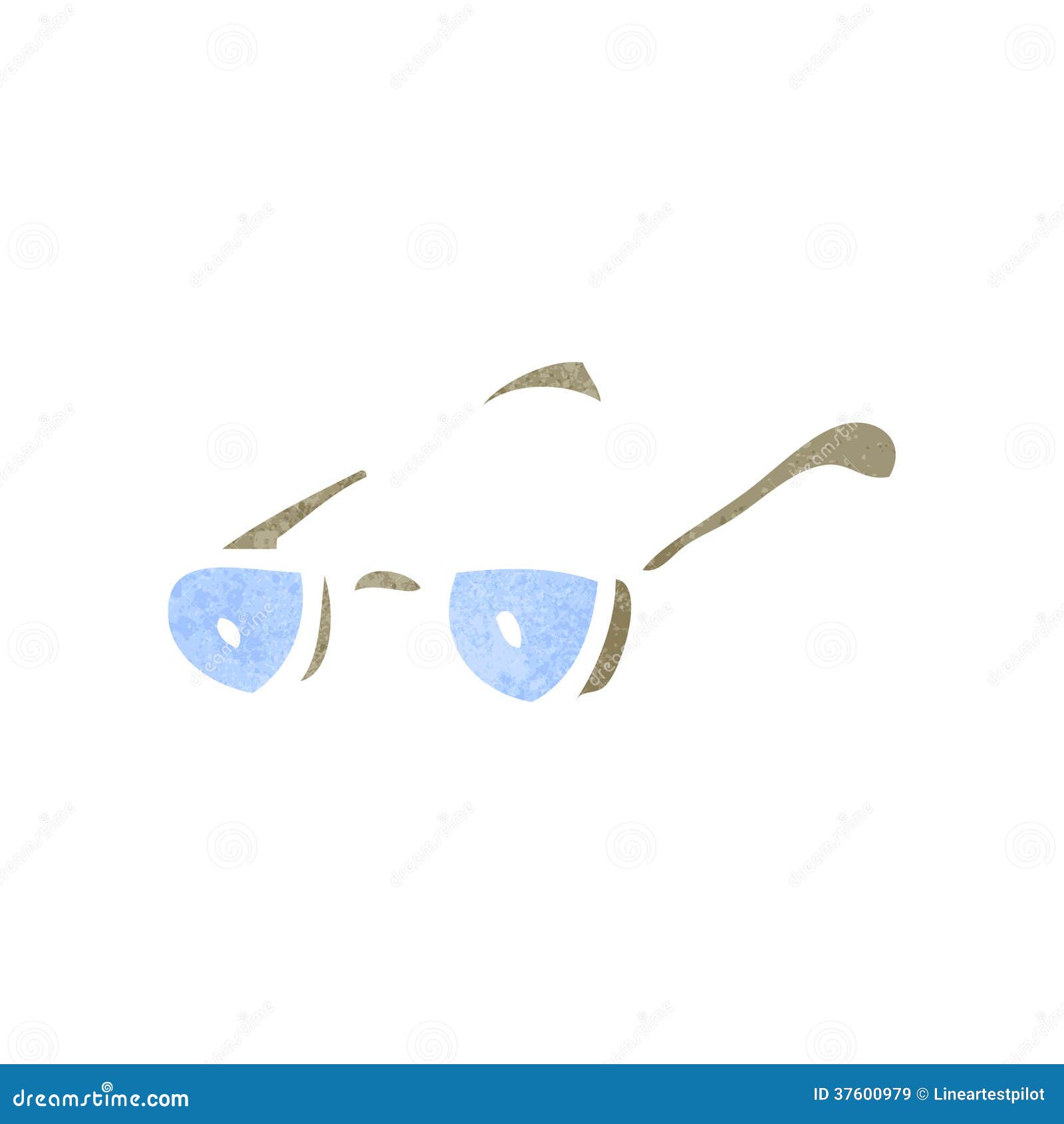 Retro cartoon spectacles stock vector. Illustration of cartoon - 37600979
