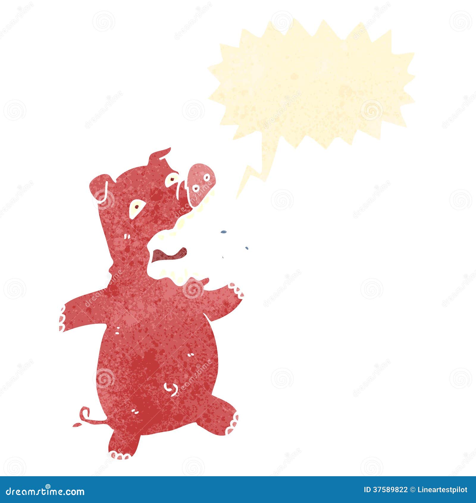 Squealing Rat. Cartoon Vector Illustration | CartoonDealer.com #22899676