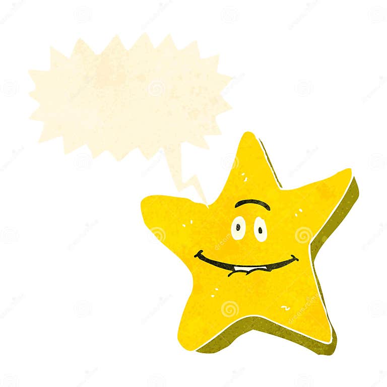 Retro cartoon star stock vector. Illustration of retro - 37593897