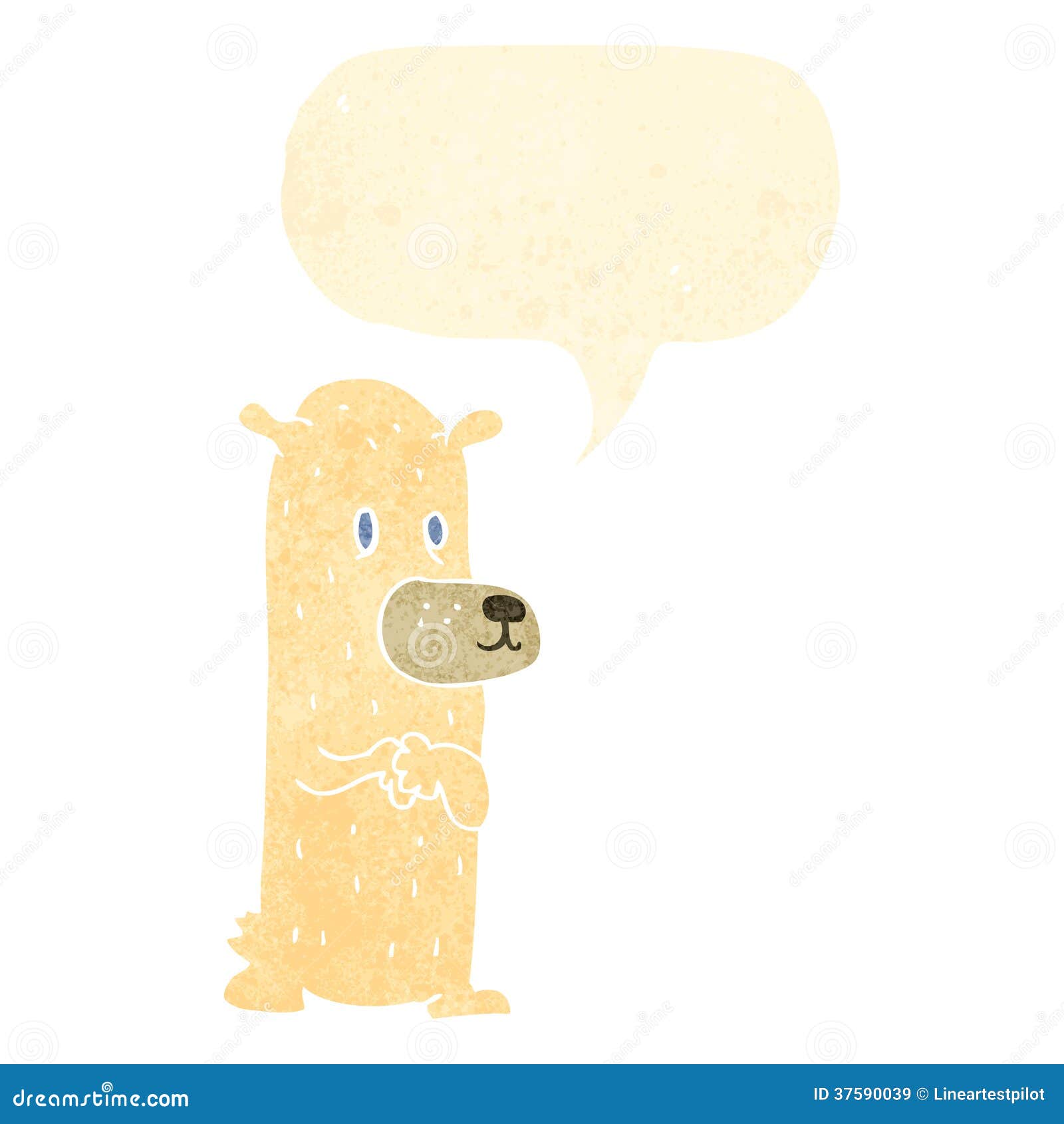 Talking Bear Cartoon Vector Illustration | CartoonDealer.com #38030692