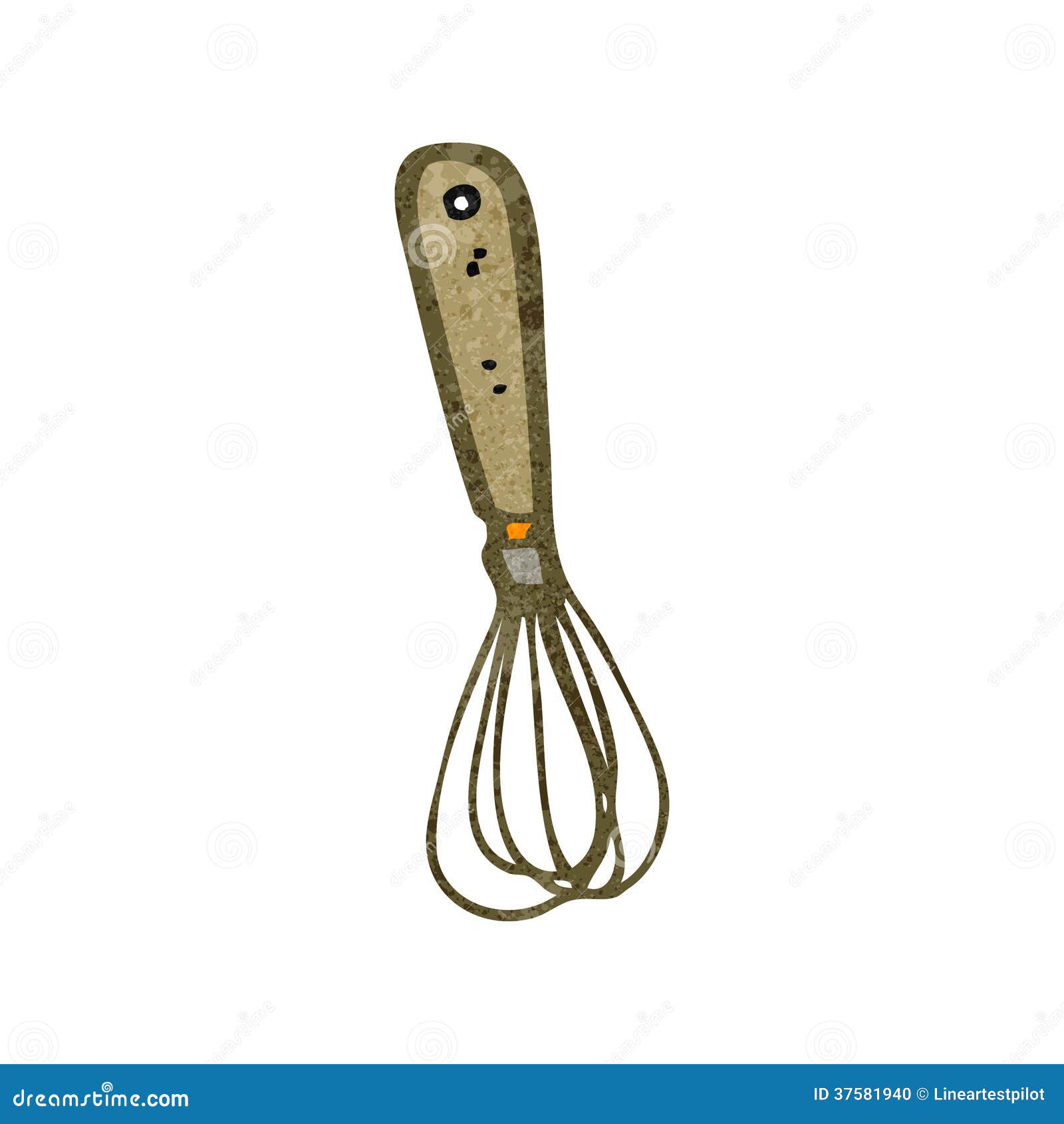 Retro cartoon whisk stock vector. Illustration of whisk - 37581940
