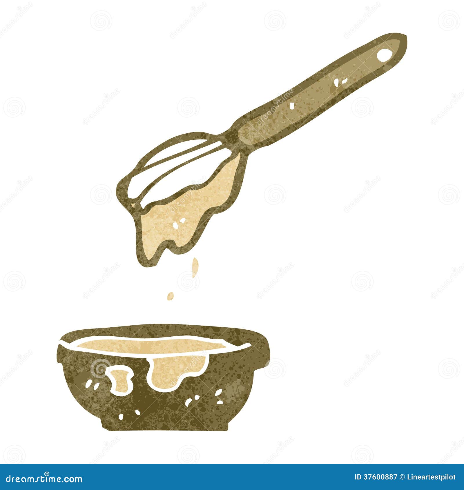 Retro Cartoon Whisking Mixture Stock Vector - Illustration of crazy ...