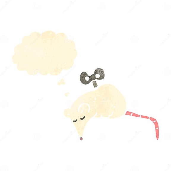 Retro Cartoon Wind Up Mouse Stock Vector - Illustration of drawing ...