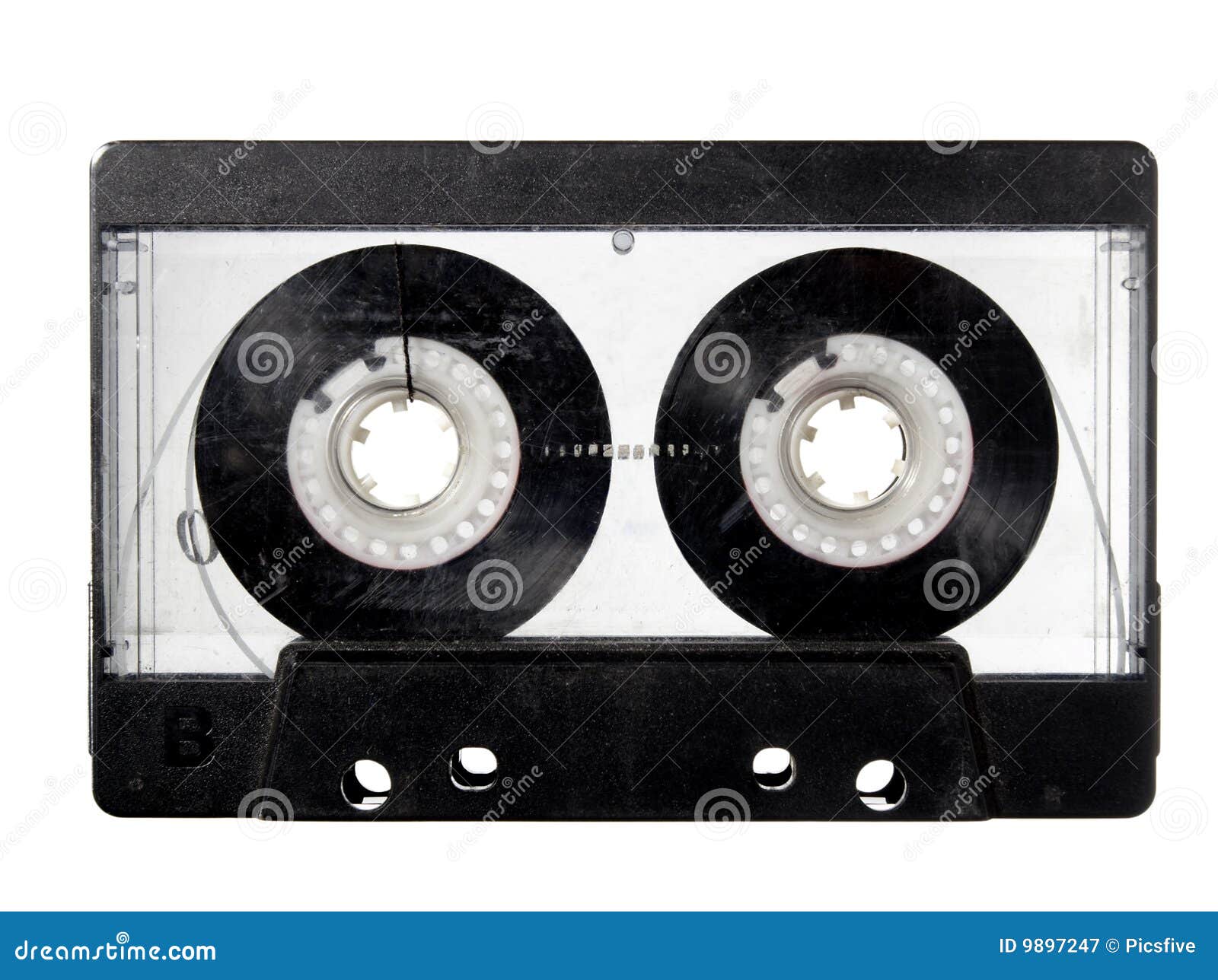 Retro cassetta audio immagine stock. Immagine di plastica - 9897247