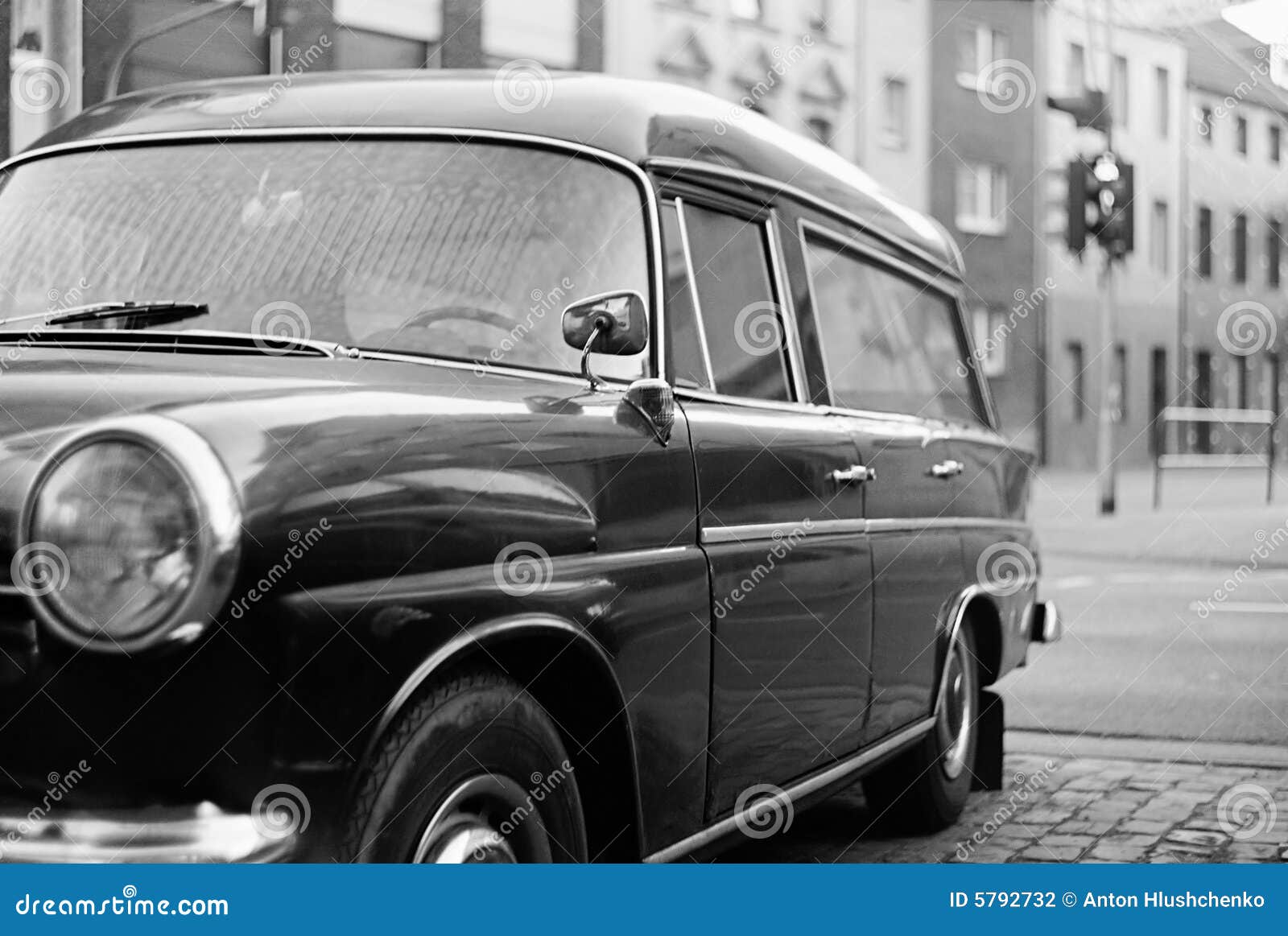 Retro Catafalque in the Street Stock Photo - Image of transportation ...