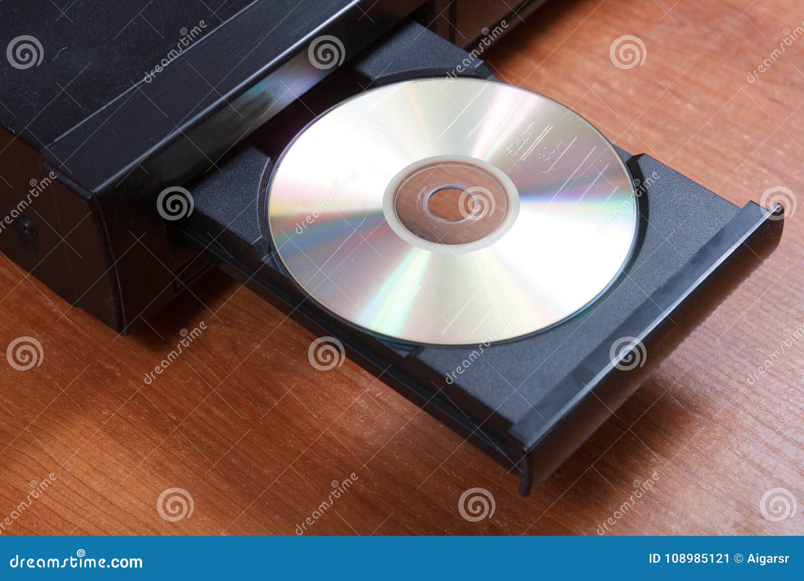Retro CD player stock image. Image of retro, open, table - 108985121