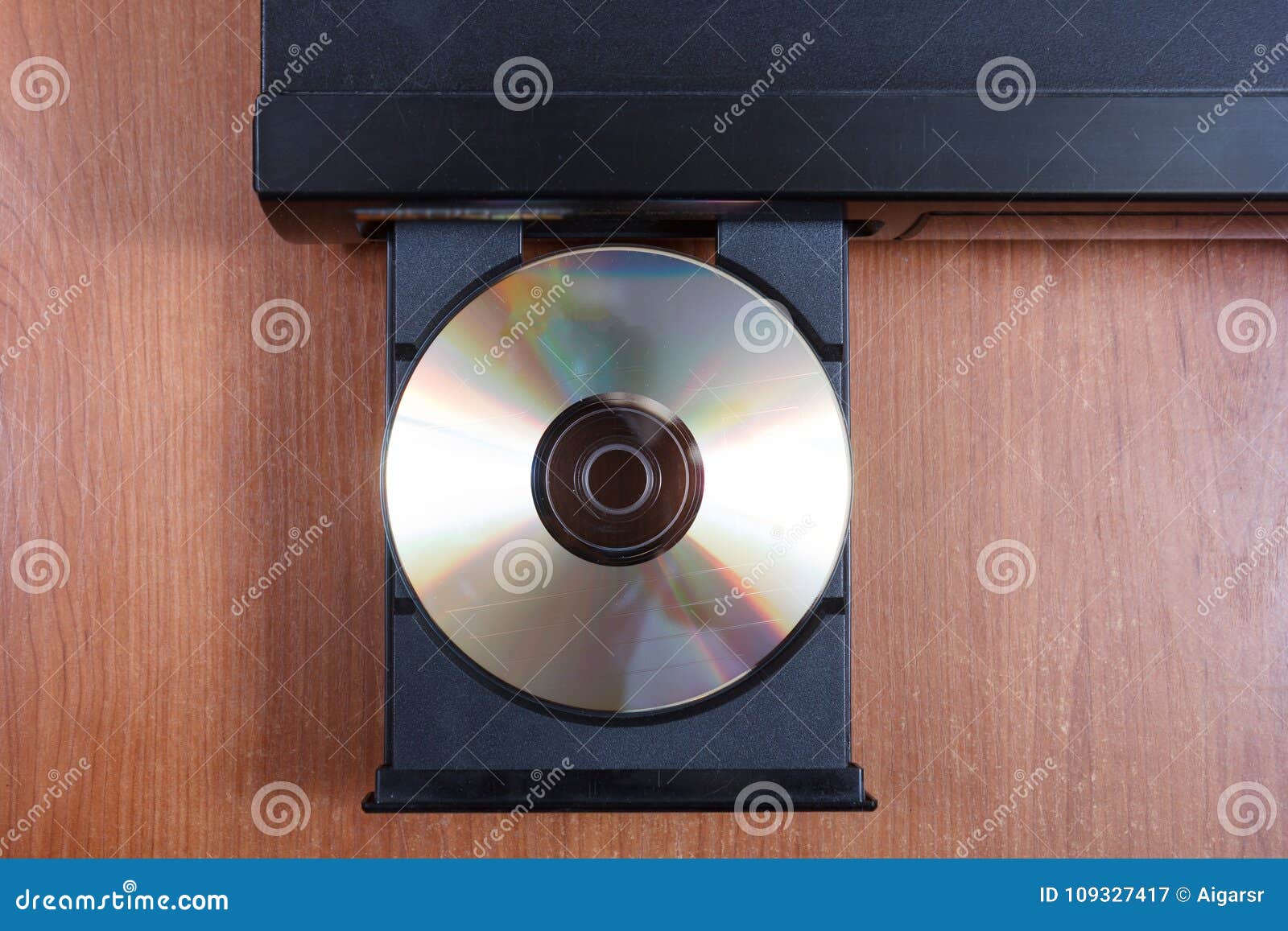 Retro CD player stock image. Image of tray, deck, electronic - 109327417