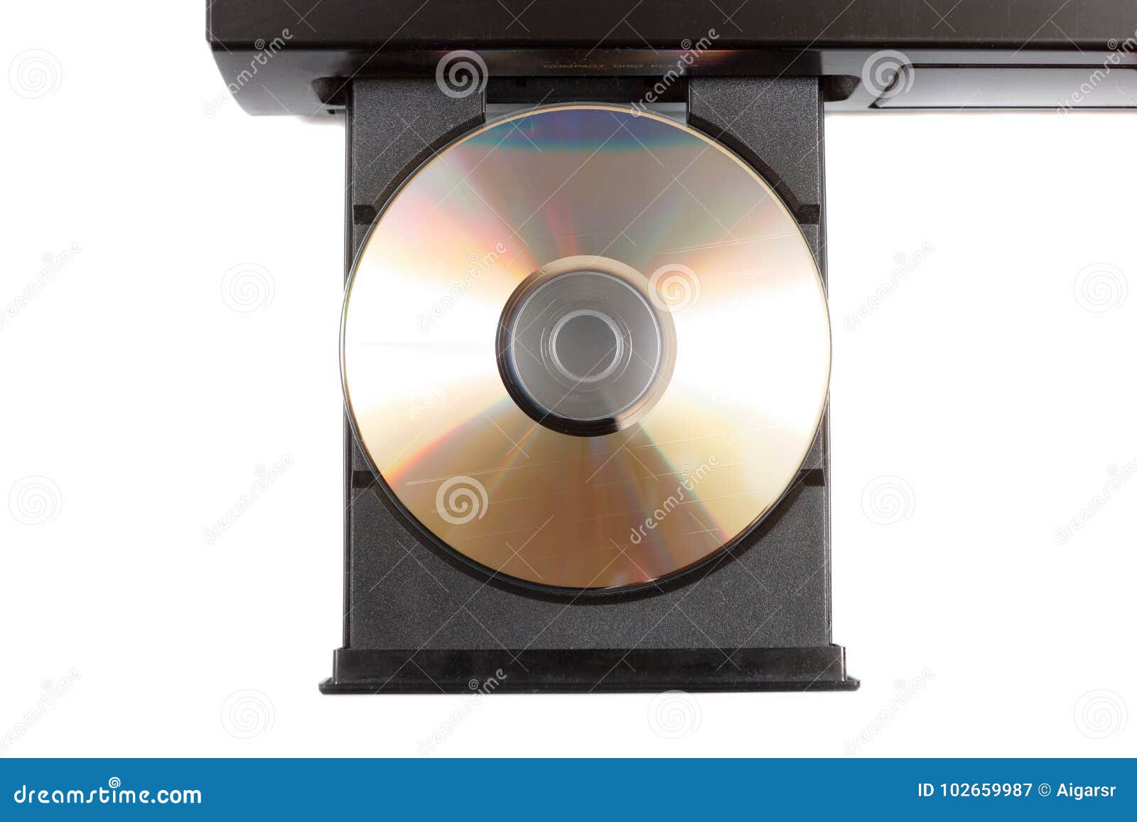 Retro cd player stock image. Image of stereo, retro - 102659987