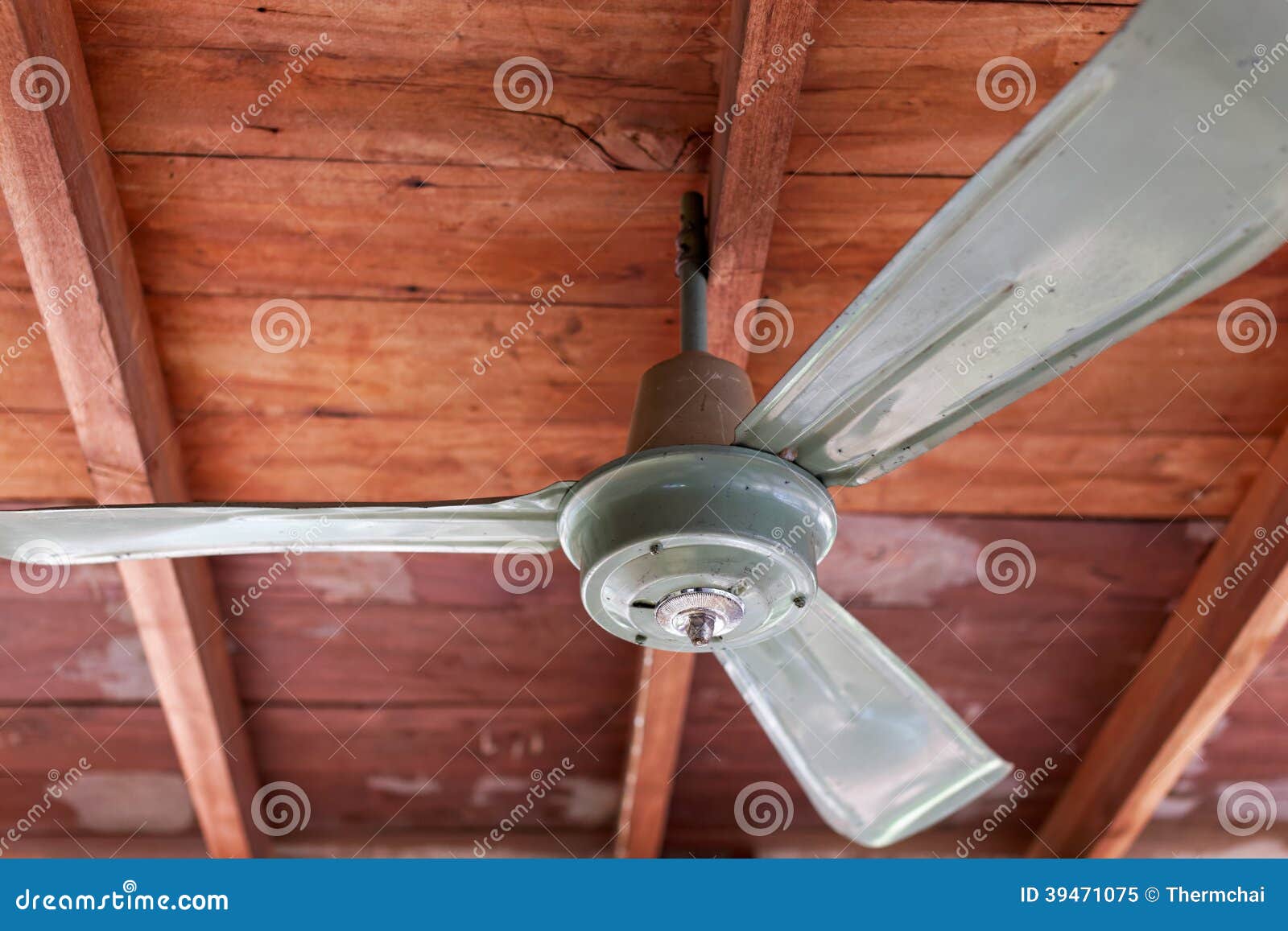 Retro Ceiling Fan stock image. Image of indoors, household - 39471075