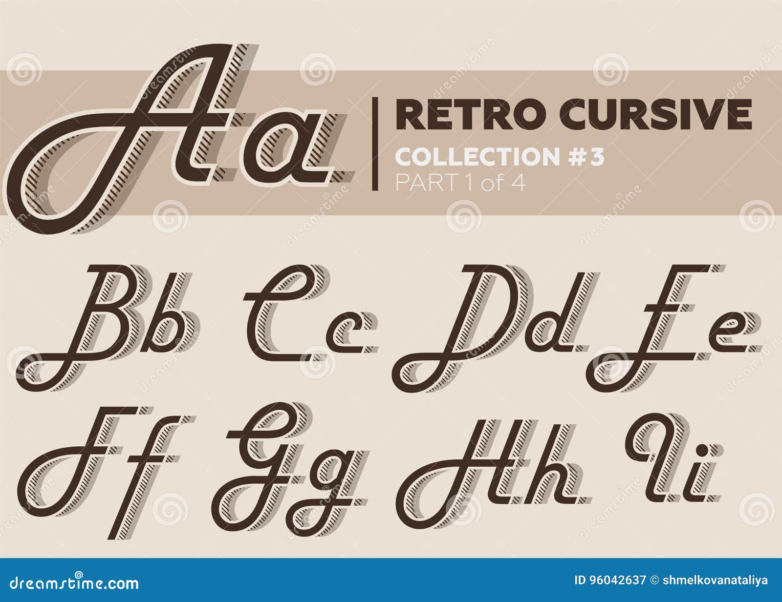 Retro Cursive Font Retro Cursive Font
