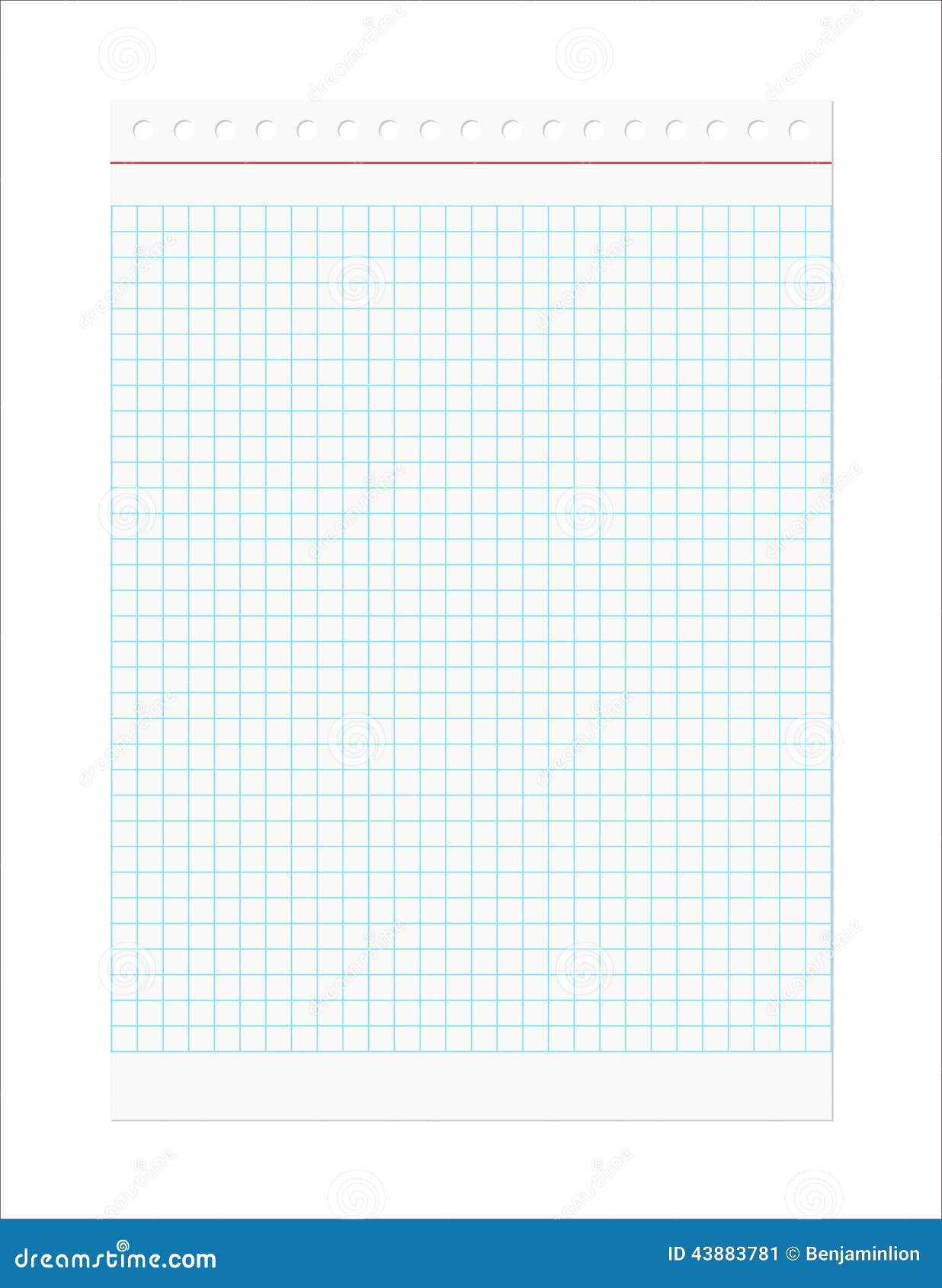 Retro Checkered Sheet stock vector. Illustration of notepaper - 43883781