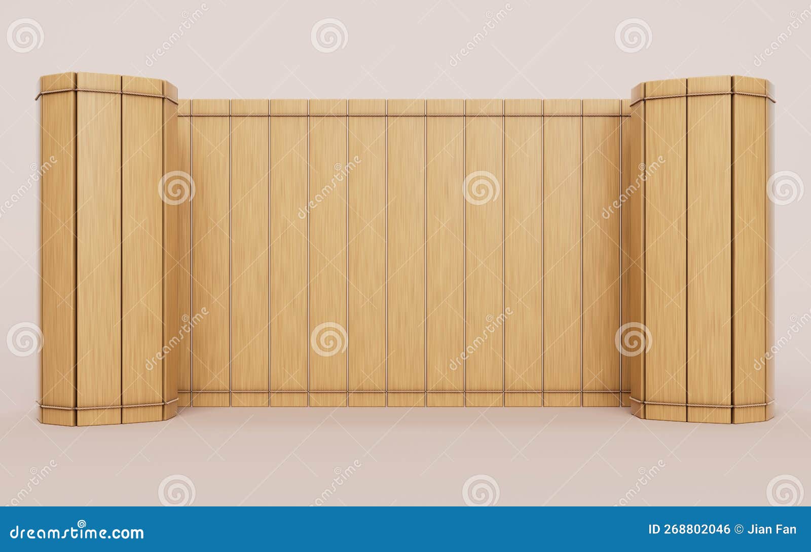 Bamboo Slips Icon Vector. Chinese Bamboo Scroll Taoism Sign ...