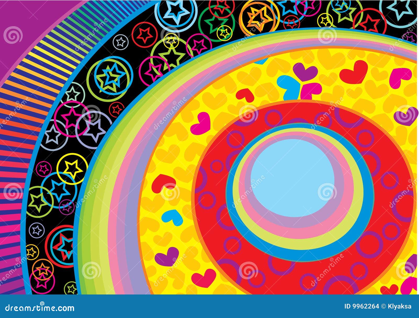 Retro Circle Picture. Image: 9962264