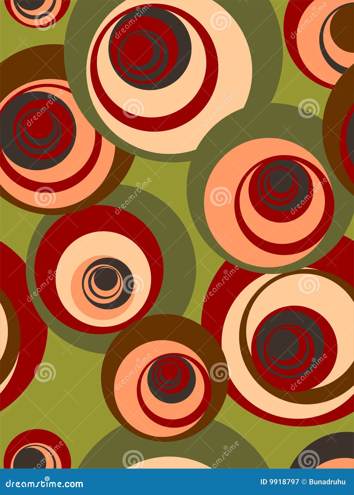 Retro Circle Background Cartoon Vector | CartoonDealer.com #9918797